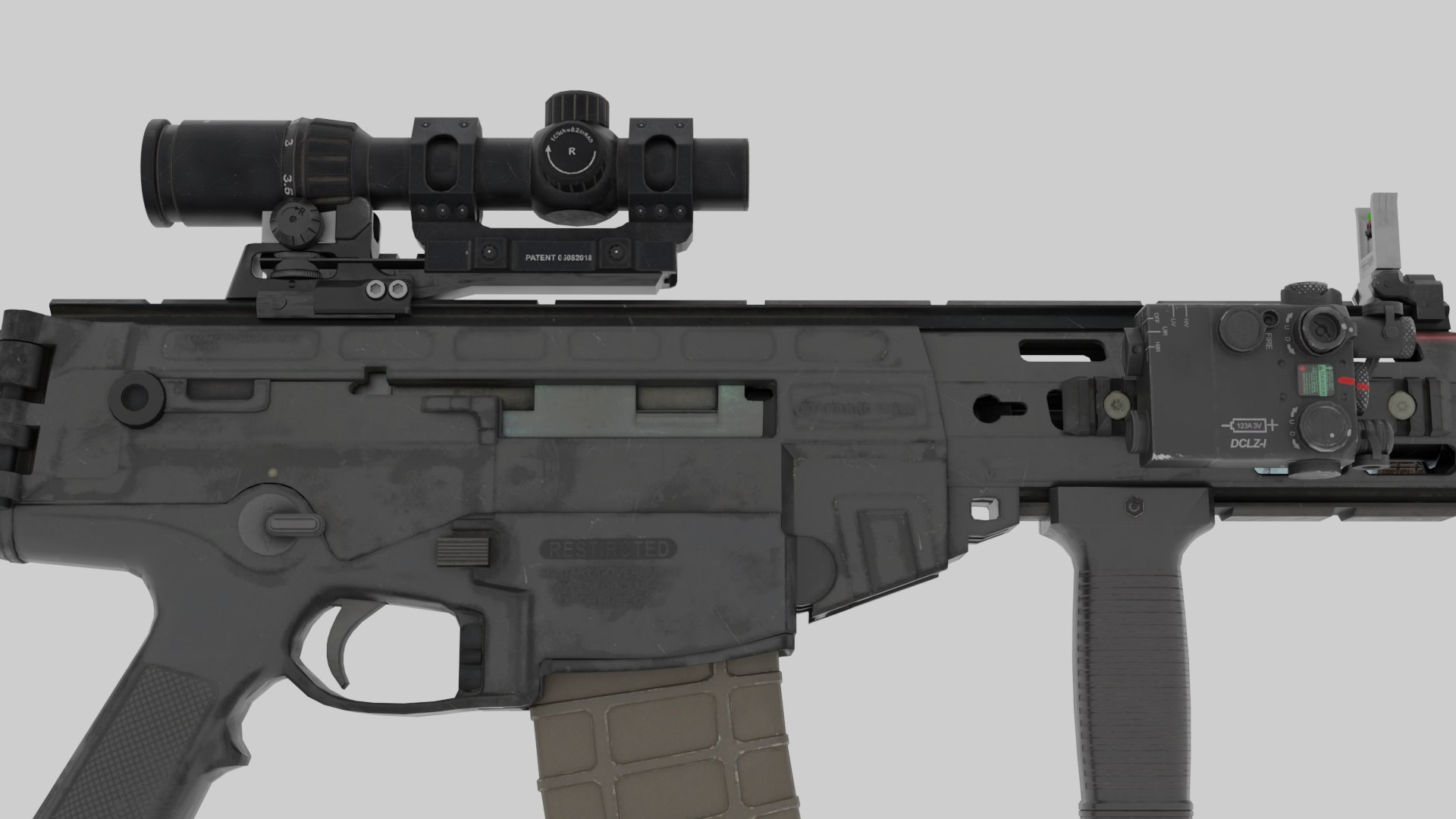 3D Model R6 ARX200 Assault Rifle - TurboSquid 2367149