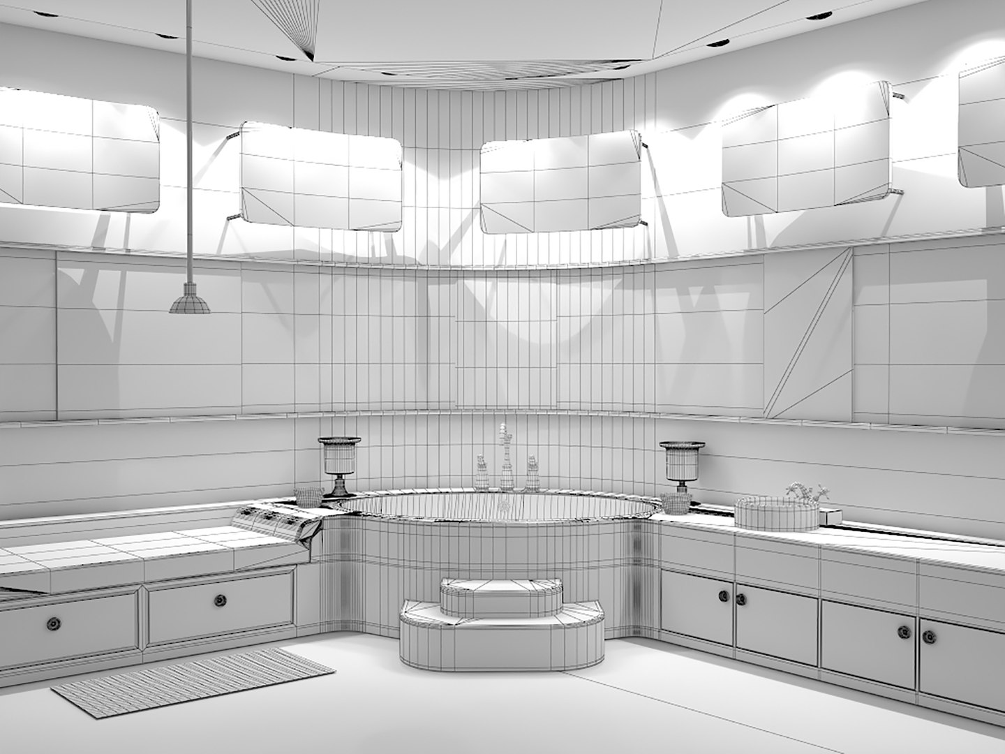 Bathroom Collection 3 3D Model - TurboSquid 1980300