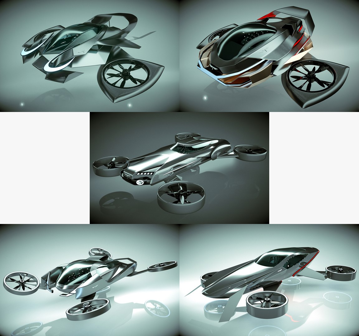 5 1 Cool Copter 3D Model - TurboSquid 1341238