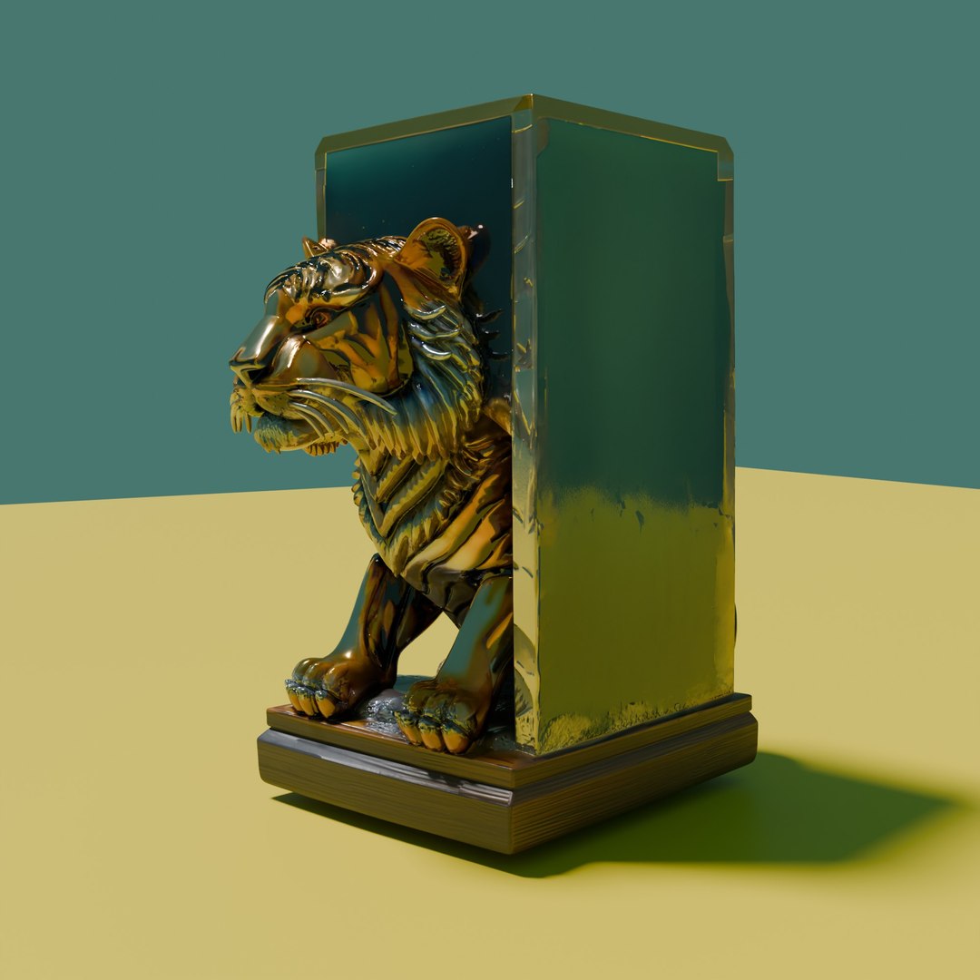 Jade Tiger Figurine In Mineral 3D - TurboSquid 2434545