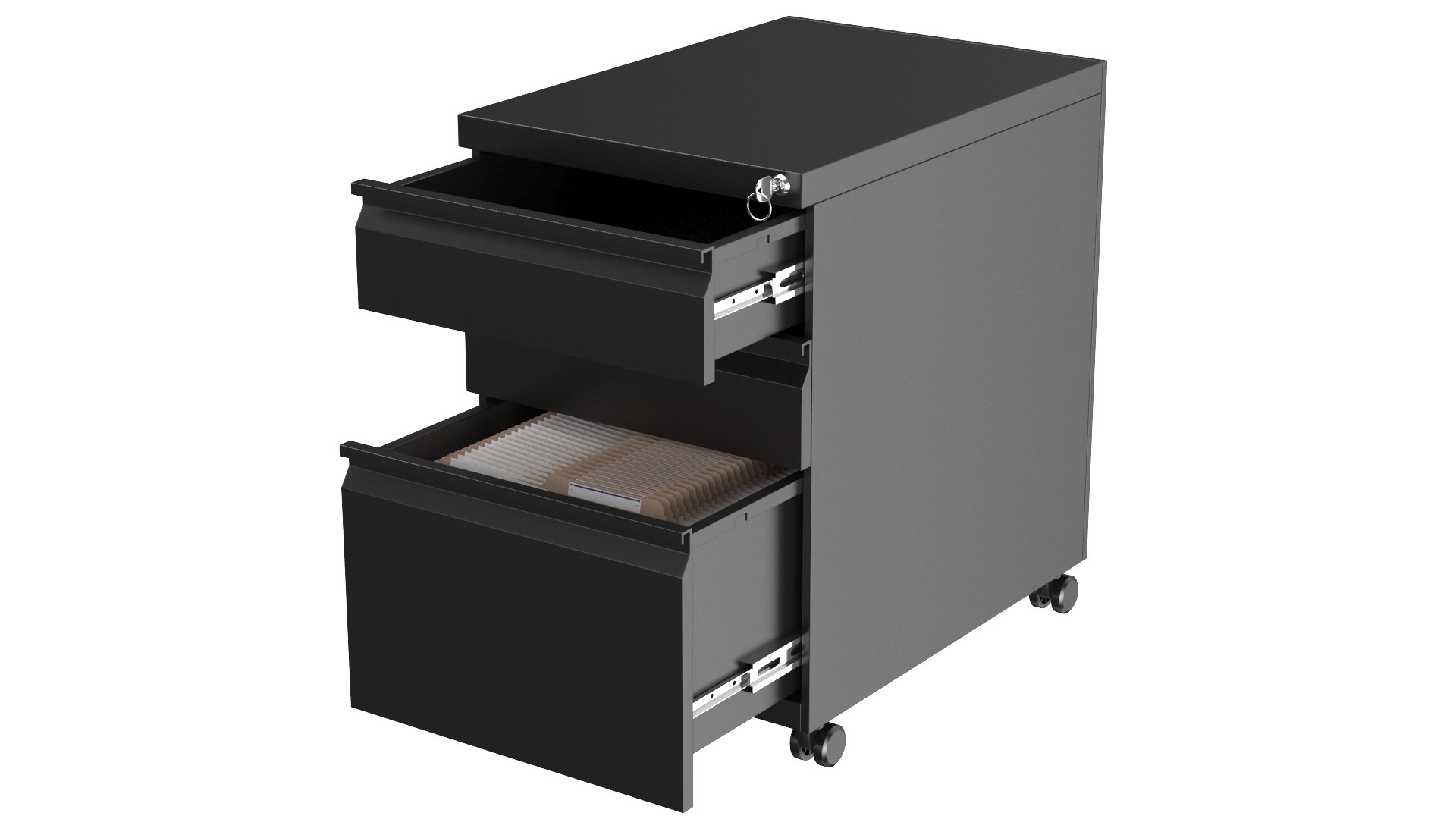 3D Detailed Office Cabinet model - TurboSquid 2008792