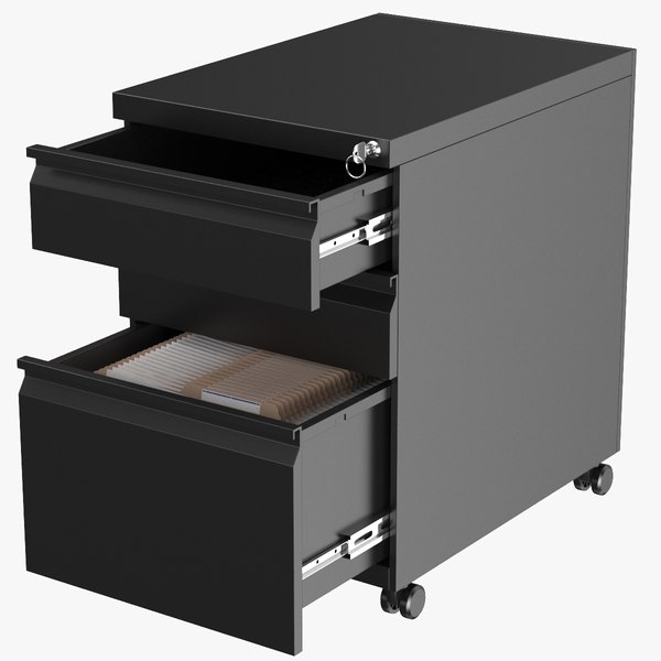 3D Detailed Office Cabinet model - TurboSquid 2008792
