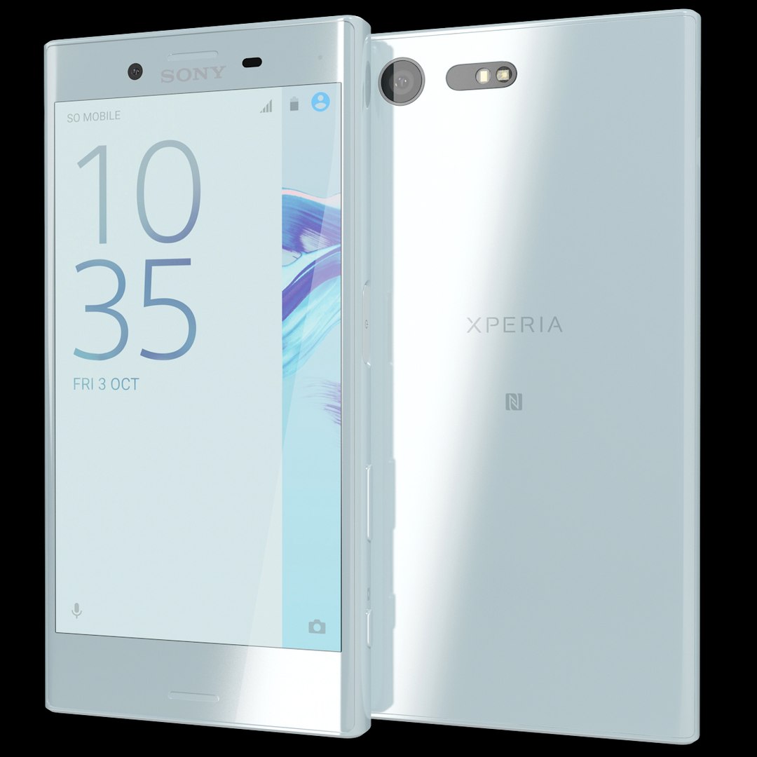3d Model Realistic Sony Xperia X