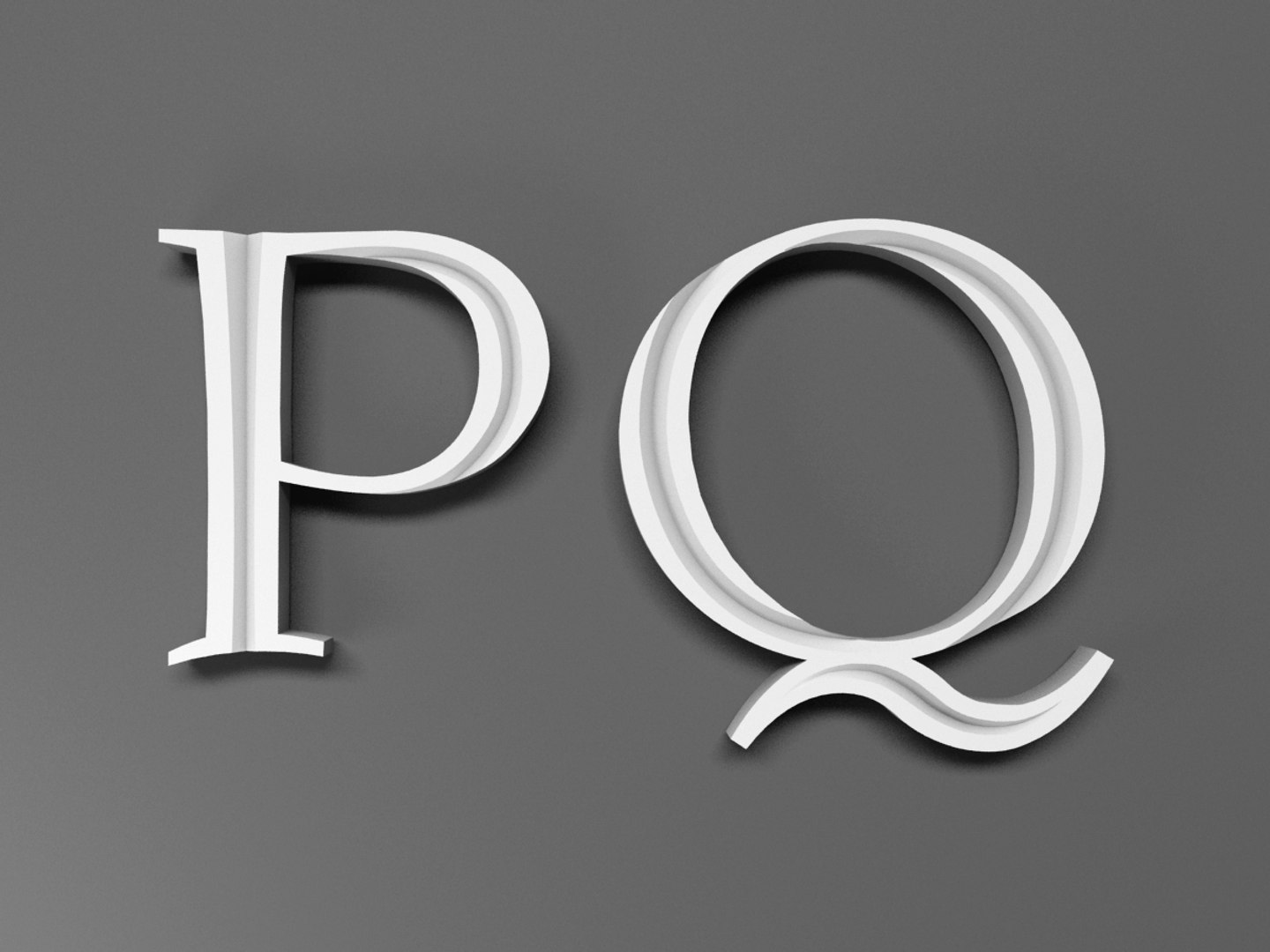 3ds Max Font Letters