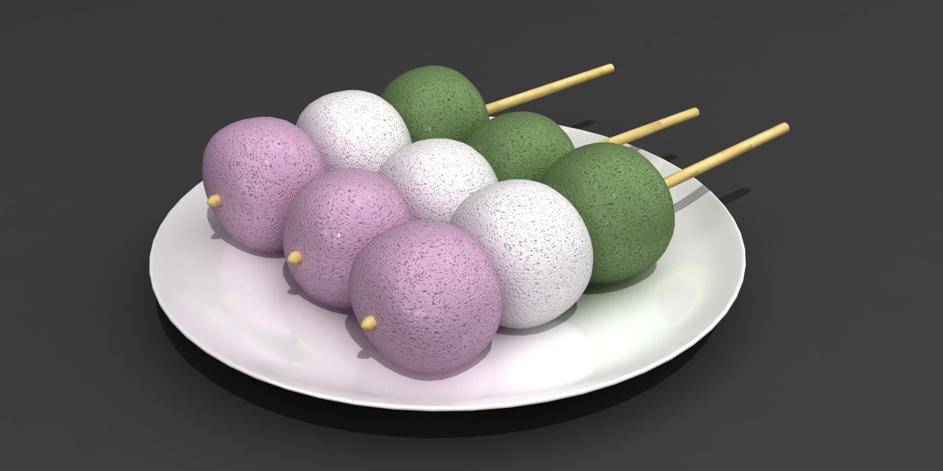 Dango Sweet 3D Model - TurboSquid 1552064