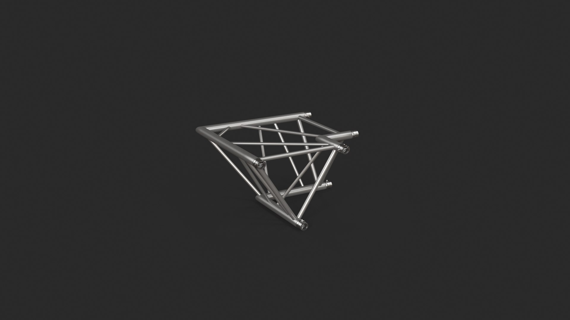 3D triangular truss corners - TurboSquid 1227376