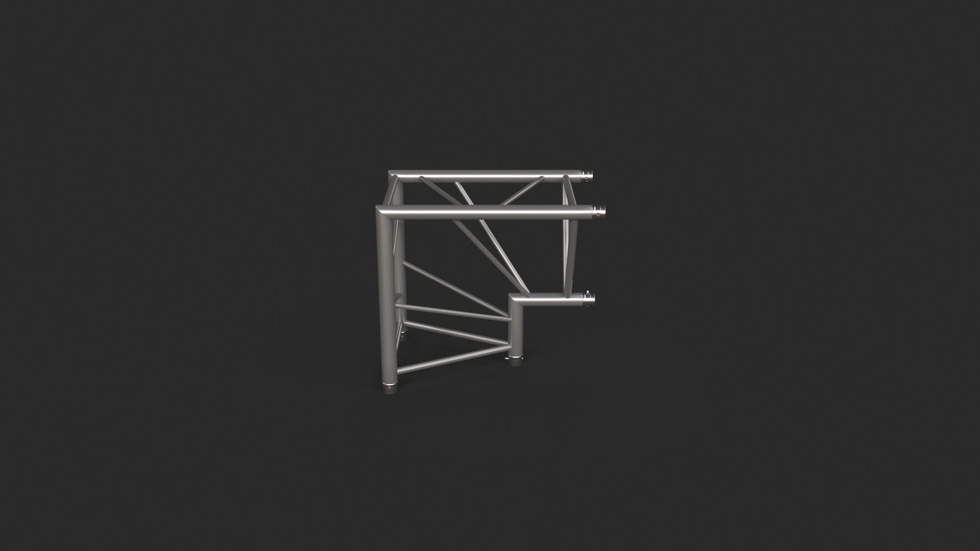 3D triangular truss corners - TurboSquid 1227376