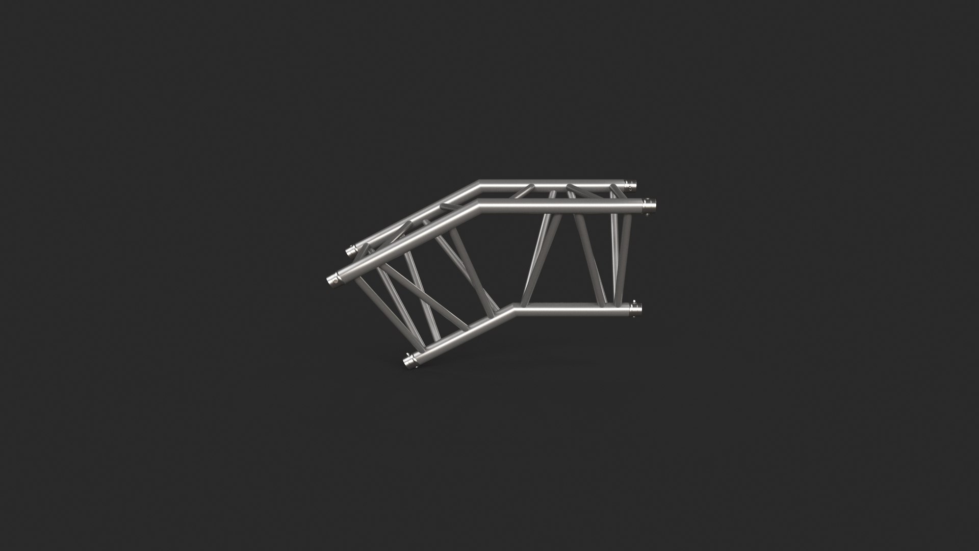 3D triangular truss corners - TurboSquid 1227376