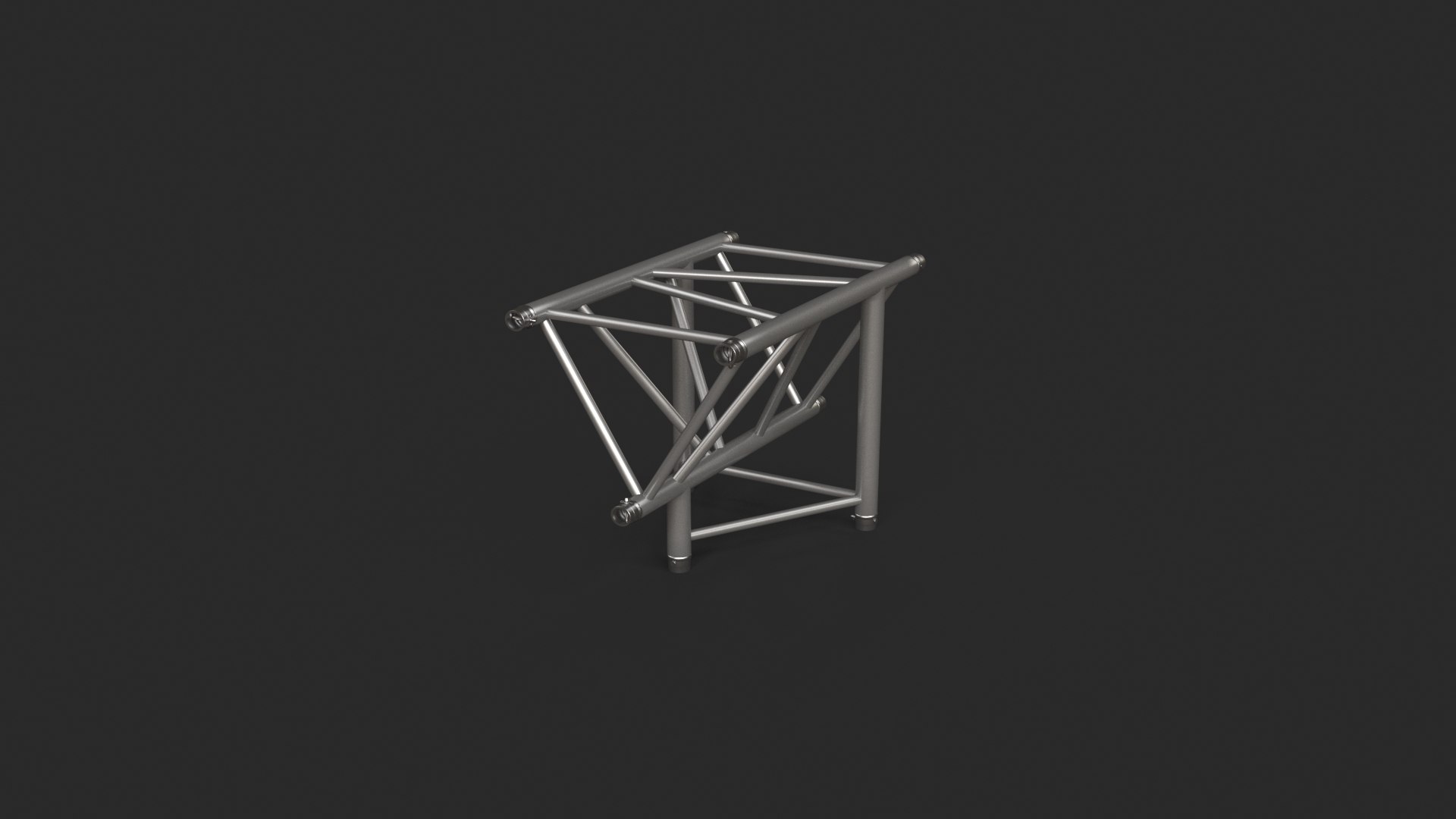 3D triangular truss corners - TurboSquid 1227376