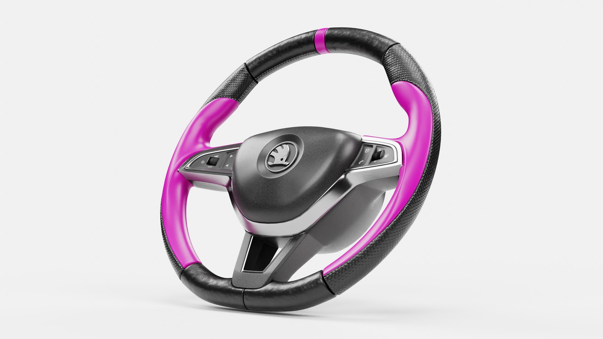3D Pink Cover Steering Wheel - TurboSquid 2191021