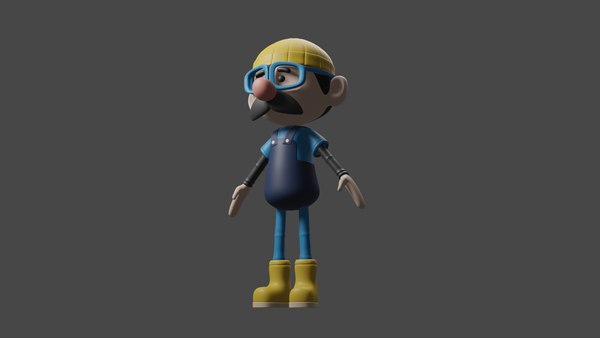 modelo 3d Cleanning Man 3D Model - TurboSquid 2049009