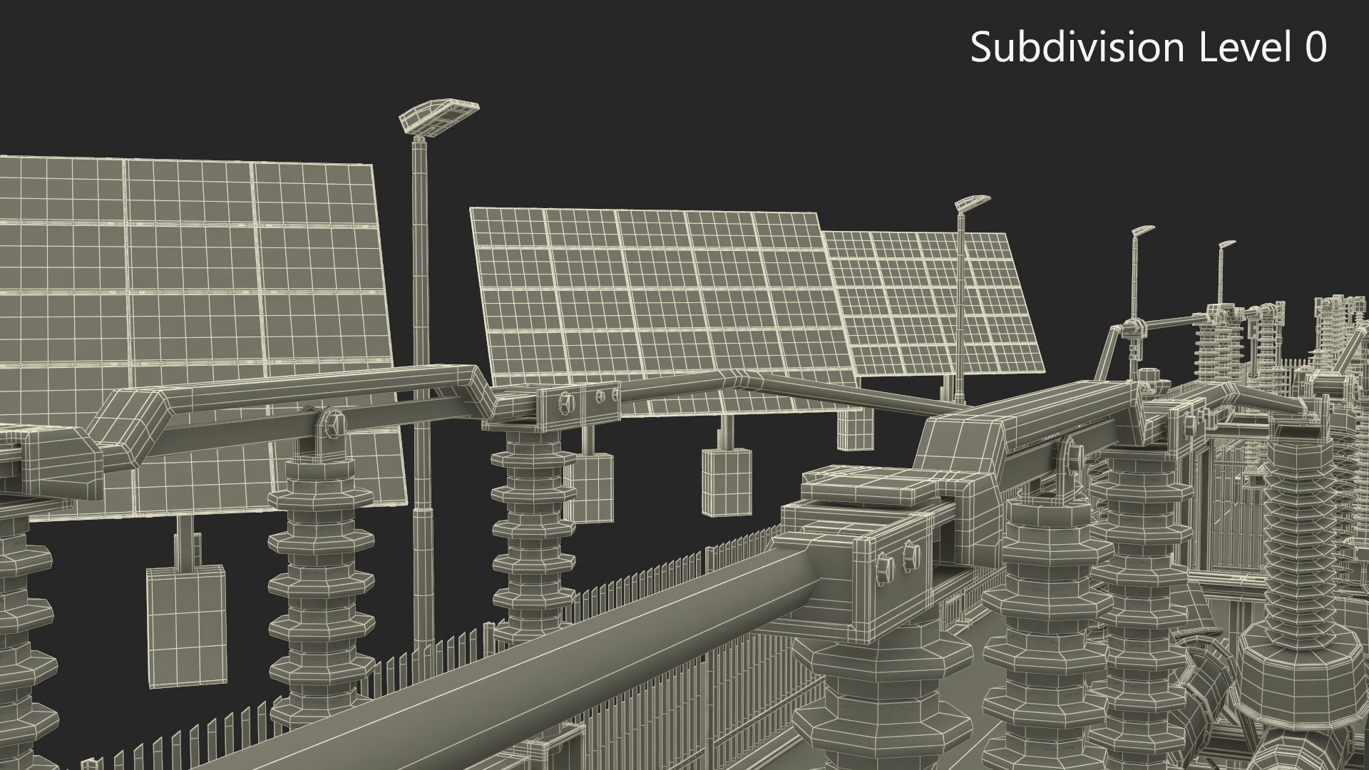 Solar Power Station 3D - TurboSquid 2290762
