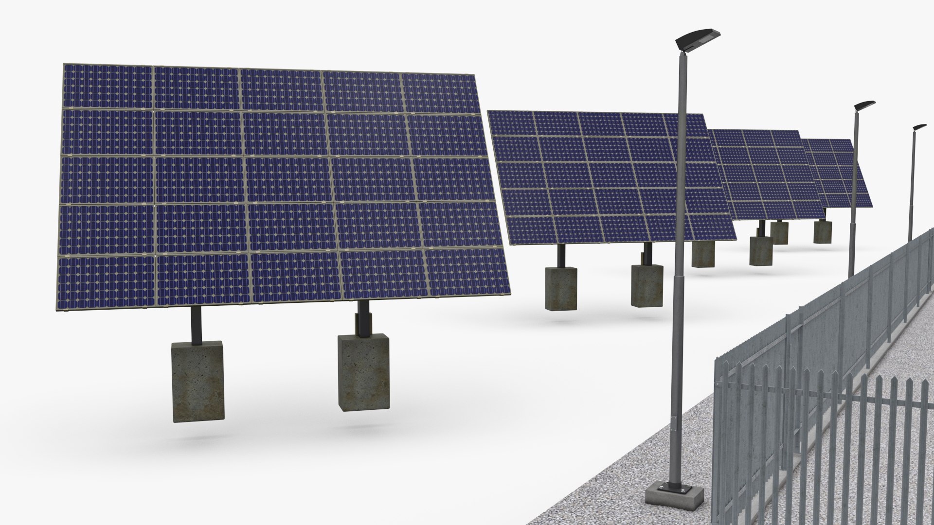 Solar Power Station 3D - TurboSquid 2290762