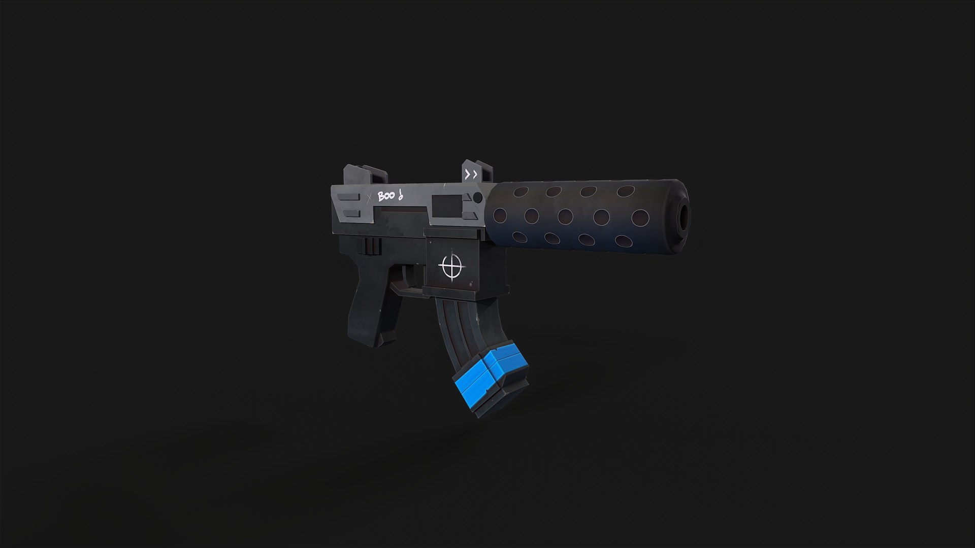 3D Stylized SMG Weapon - TurboSquid 2003623