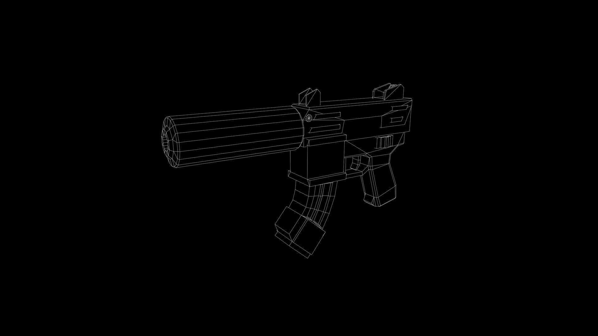 3D Stylized SMG Weapon - TurboSquid 2003623