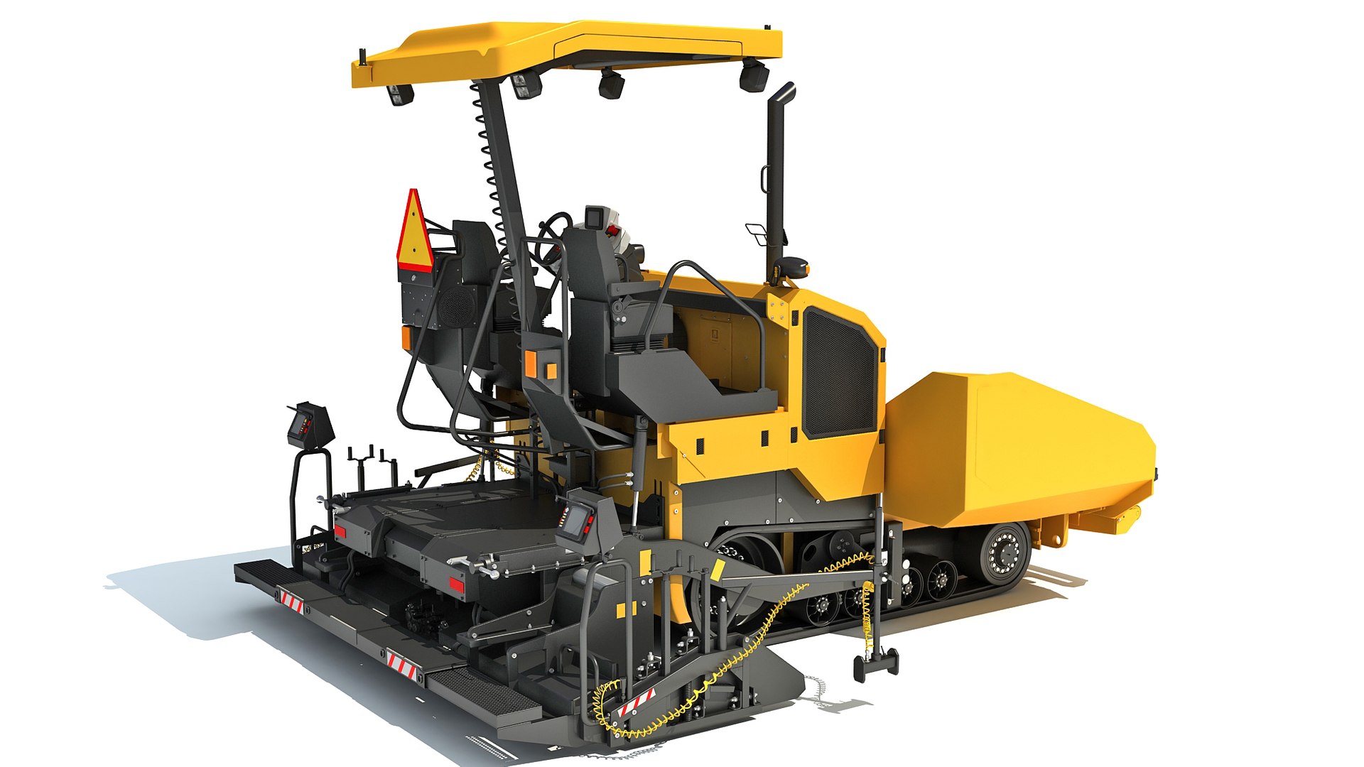 3D Model Asphalt Pavers - TurboSquid 1572503