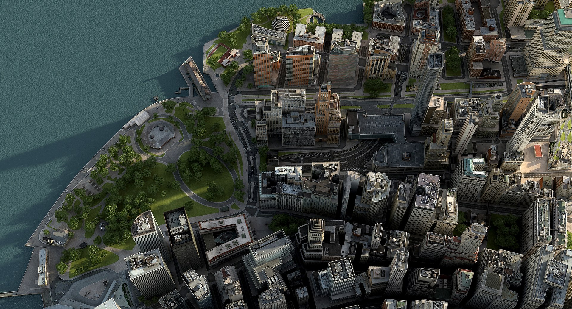 Manhattan lower 3D model - TurboSquid 1385166