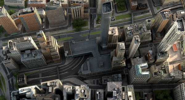 Manhattan lower 3D model - TurboSquid 1385166