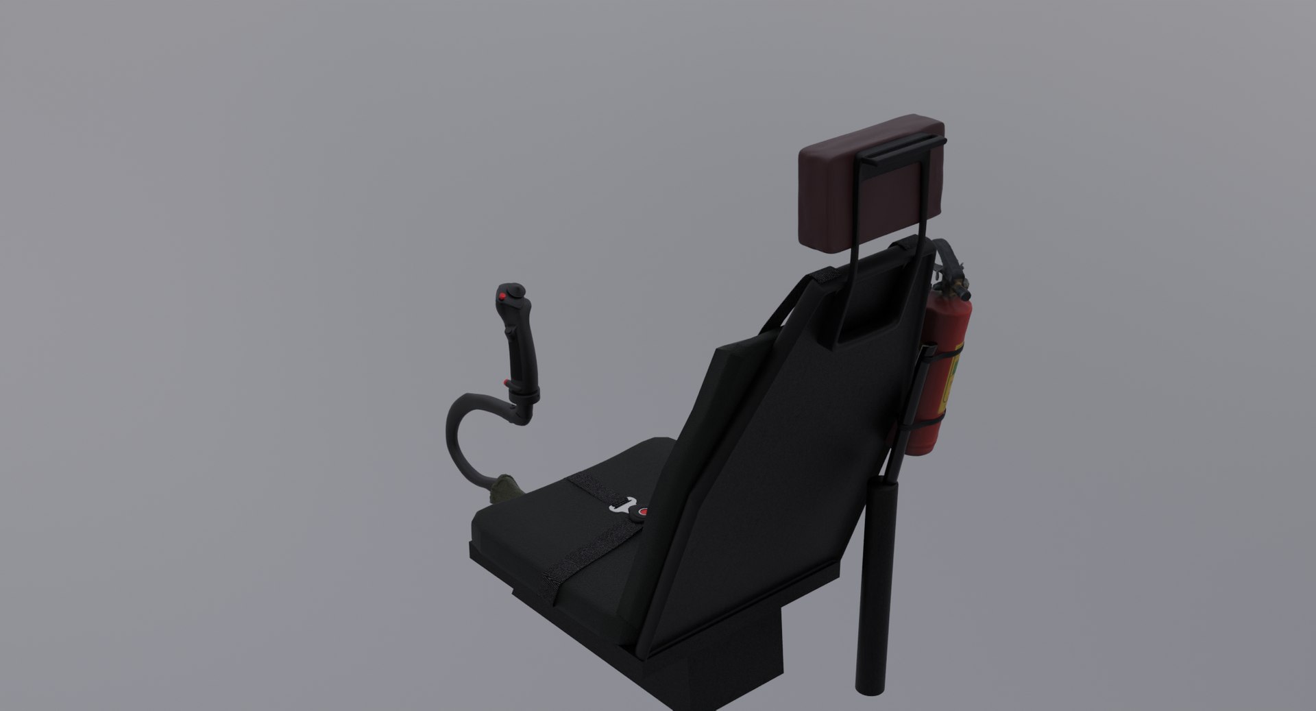 3D Black Hawk Helicopter Pilot Chair Model - TurboSquid 2104390