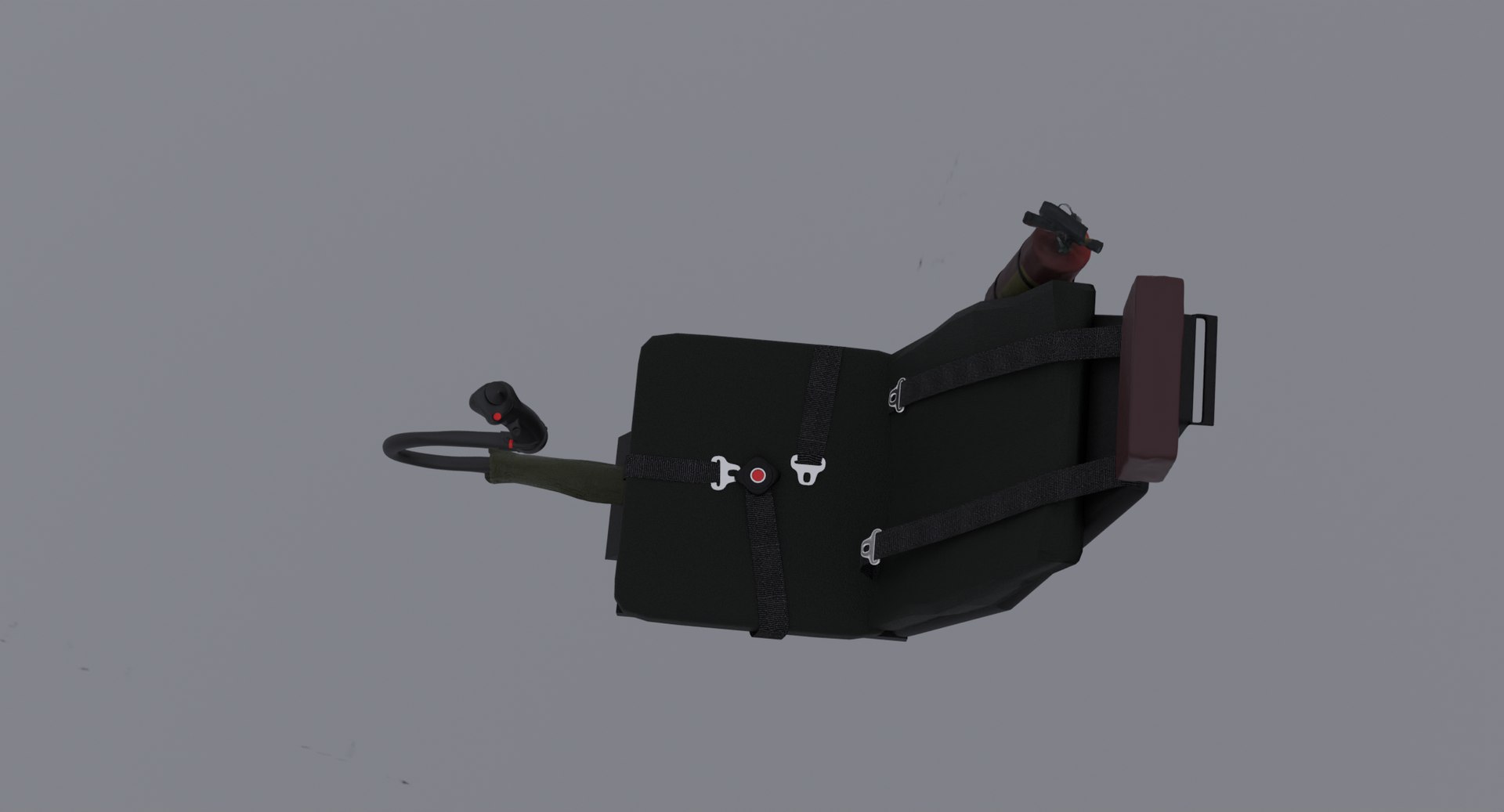 3D Black Hawk Helicopter Pilot Chair Model - TurboSquid 2104390