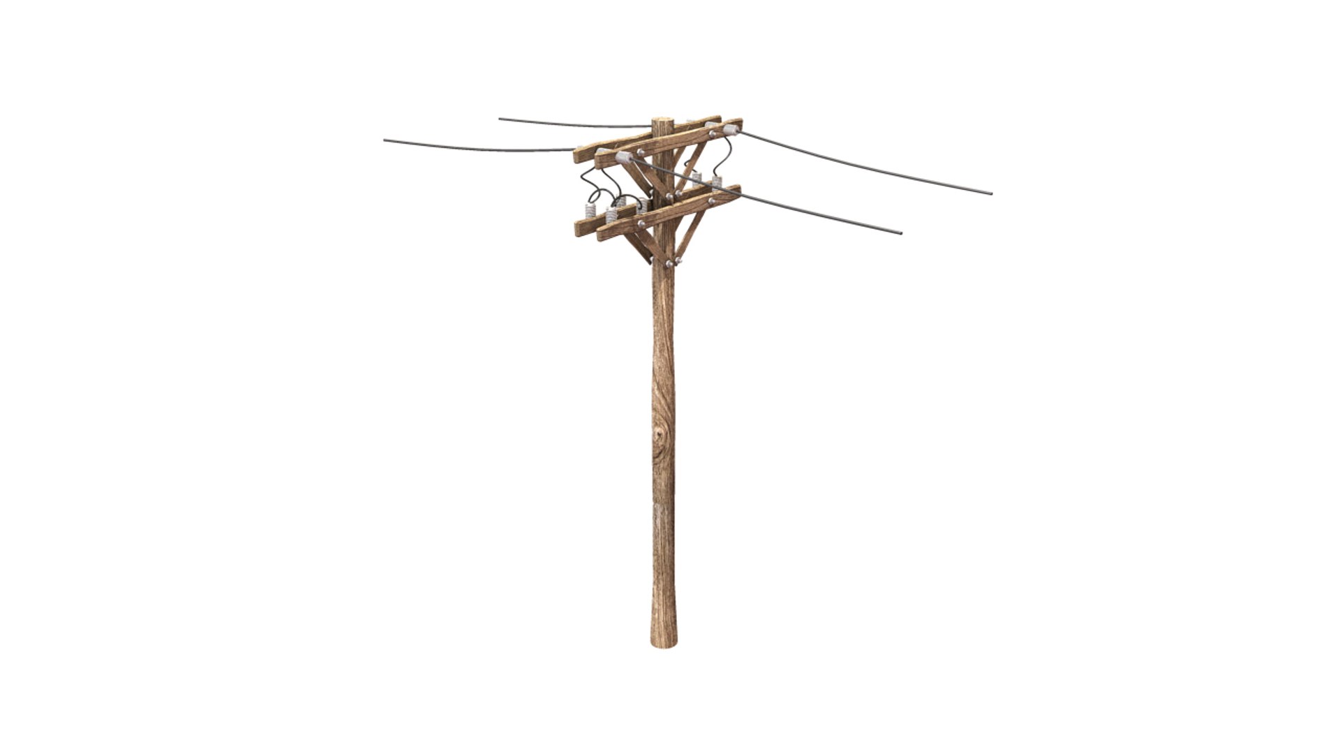 3d model utility pole