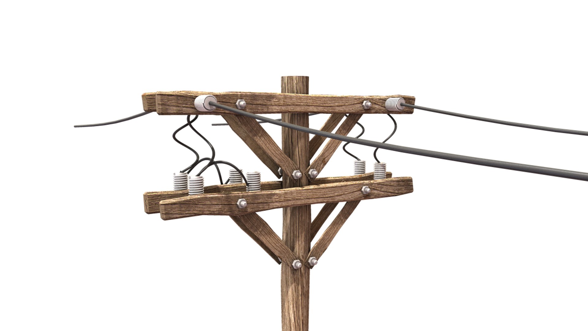 3d model utility pole