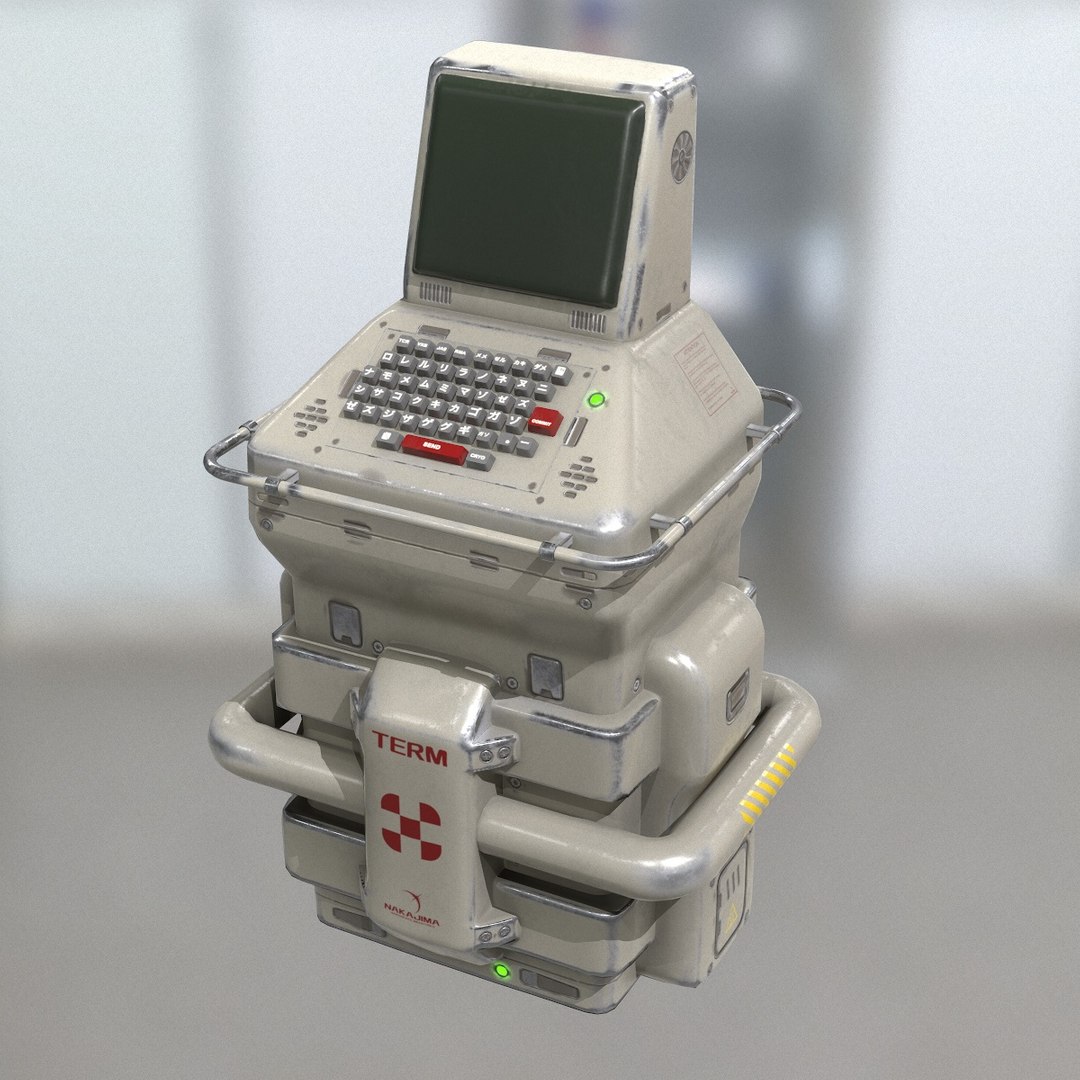 Sci-fi Console Pbr Model - TurboSquid 1200419