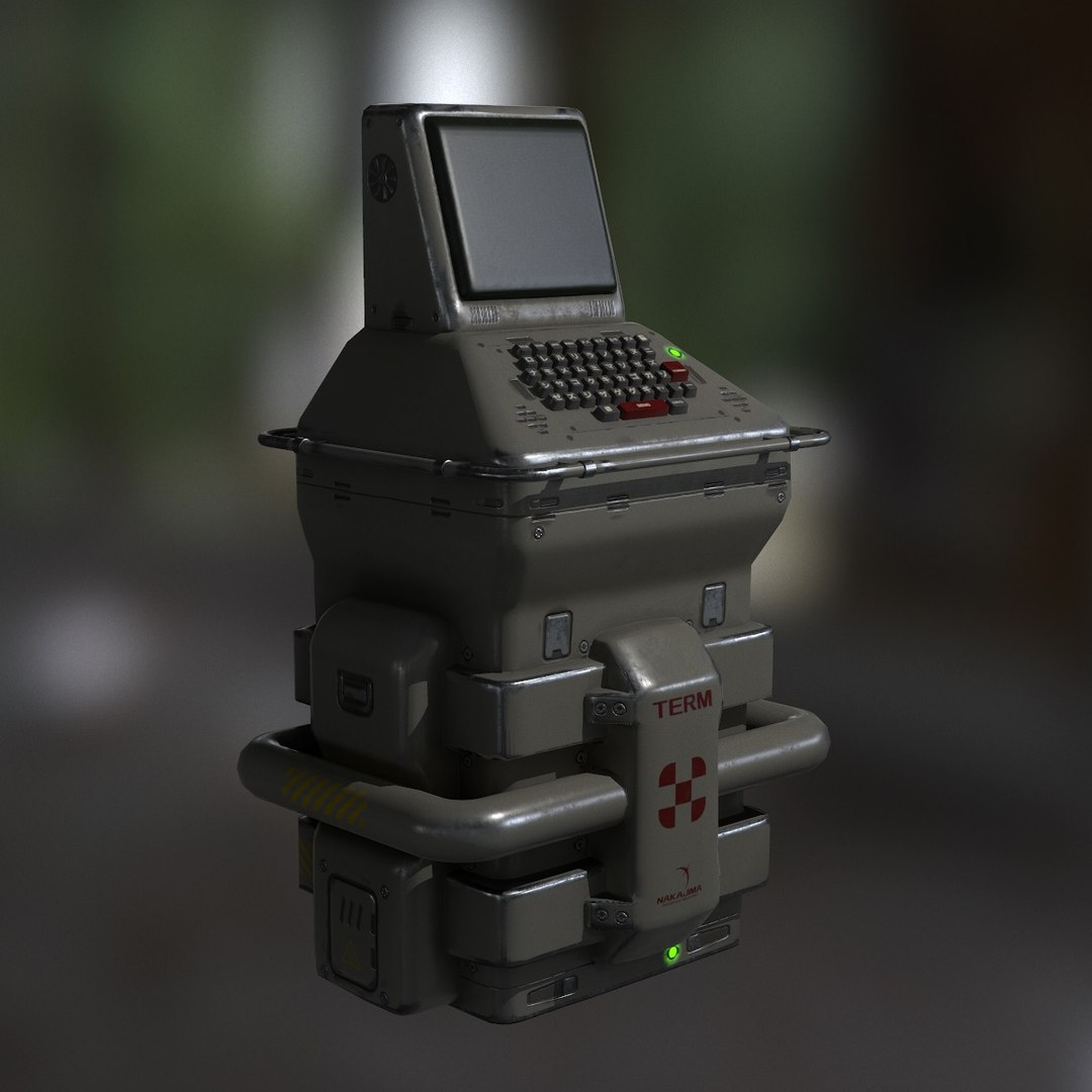 Sci-fi Console Pbr Model - TurboSquid 1200419