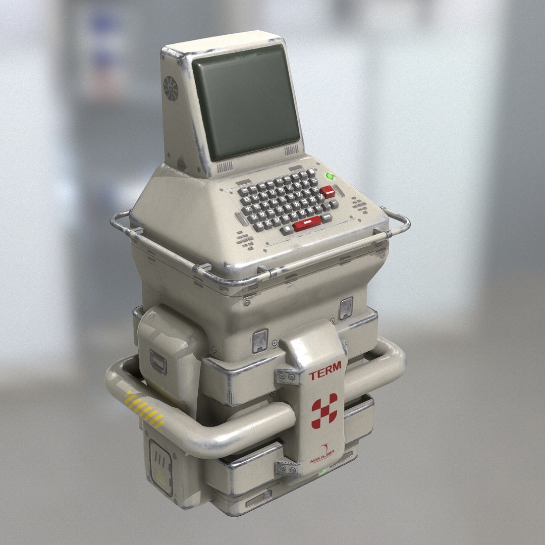 Sci-fi Console Pbr Model - TurboSquid 1200419