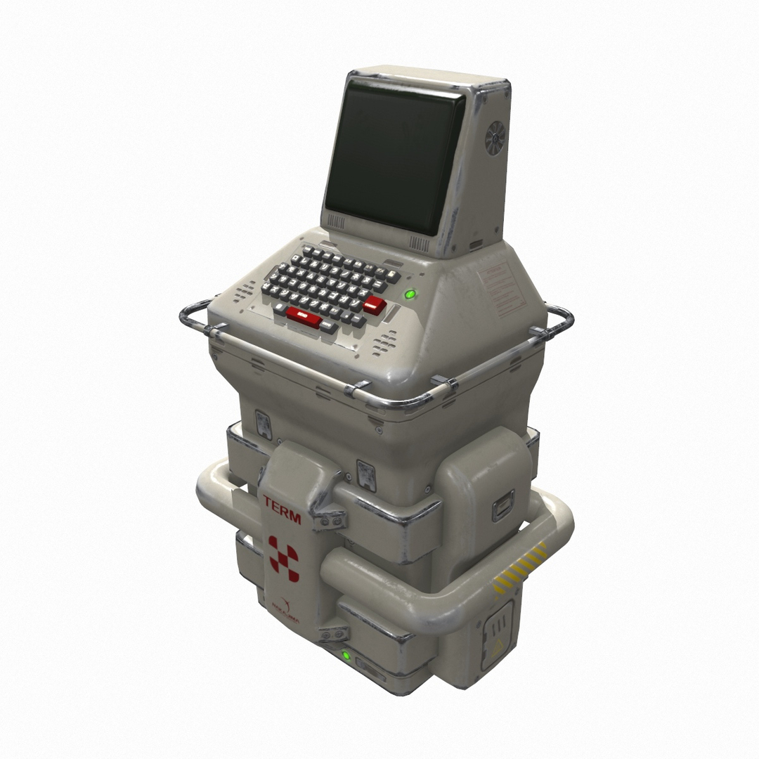 Sci-fi Console Pbr Model - TurboSquid 1200419