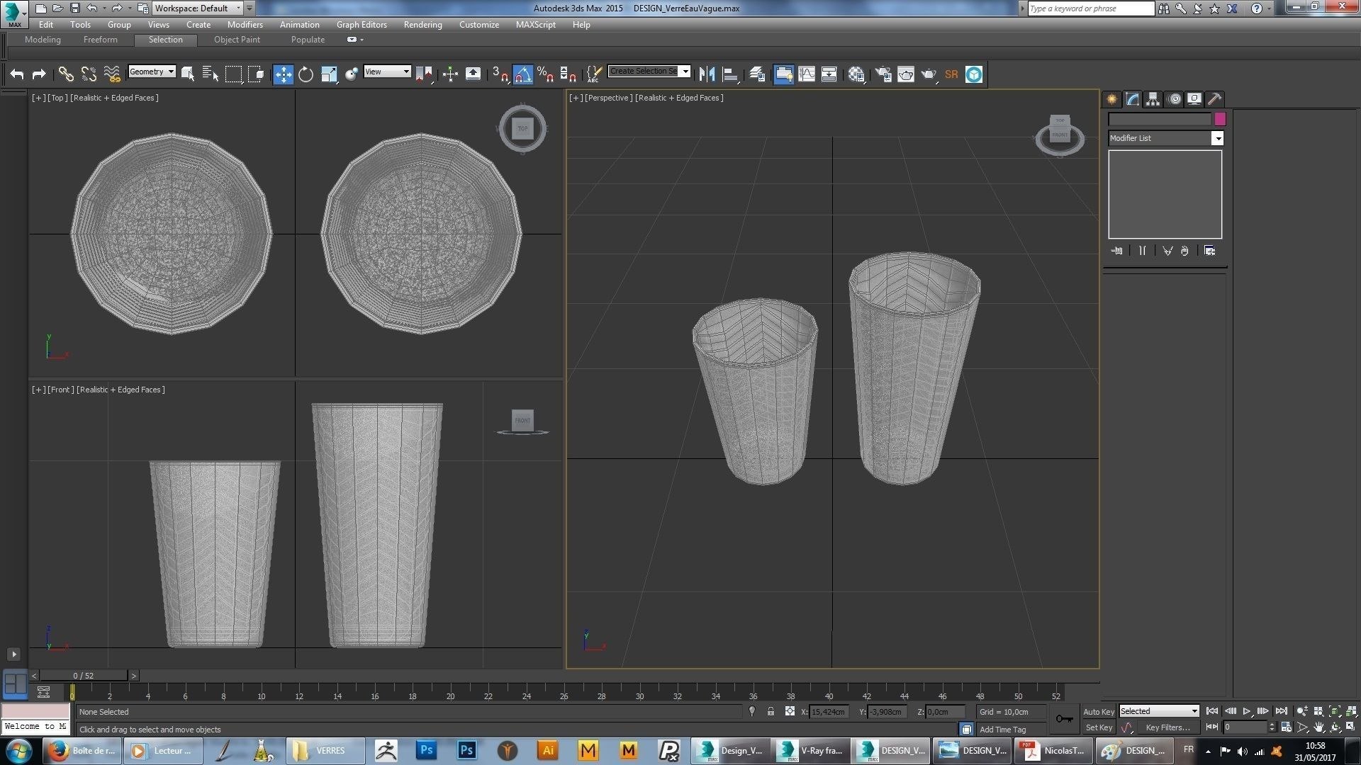 3D Glass Water Model - TurboSquid 1551107