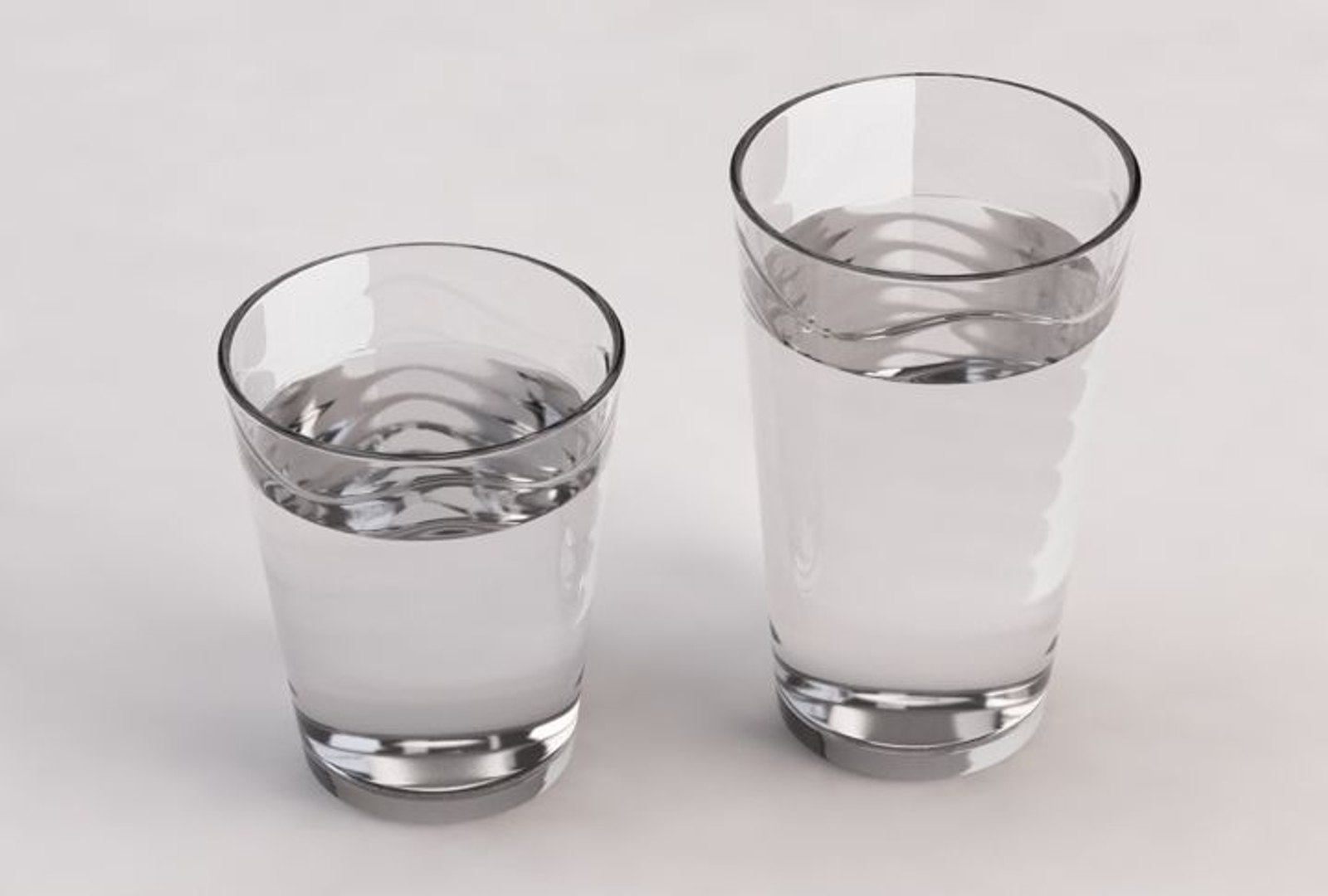 3D Glass Water Model - TurboSquid 1551107