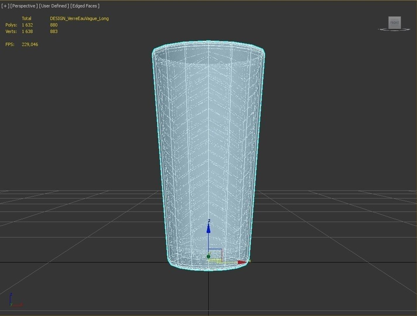 3D Glass Water Model - TurboSquid 1551107