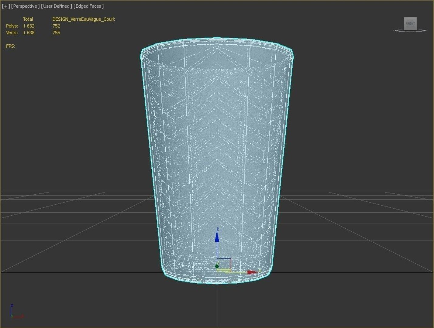3D Glass Water Model - TurboSquid 1551107