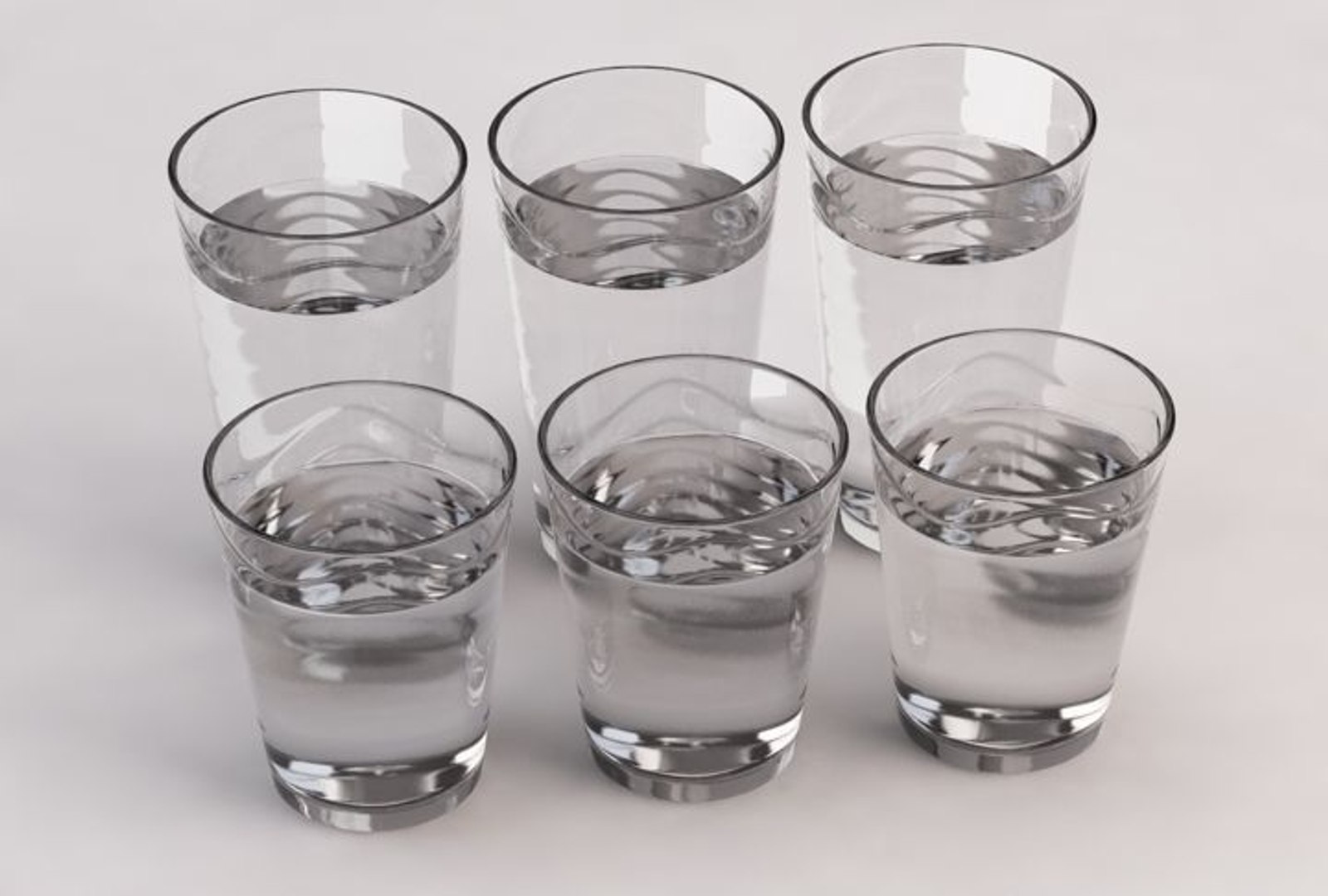 3D Glass Water Model - TurboSquid 1551107