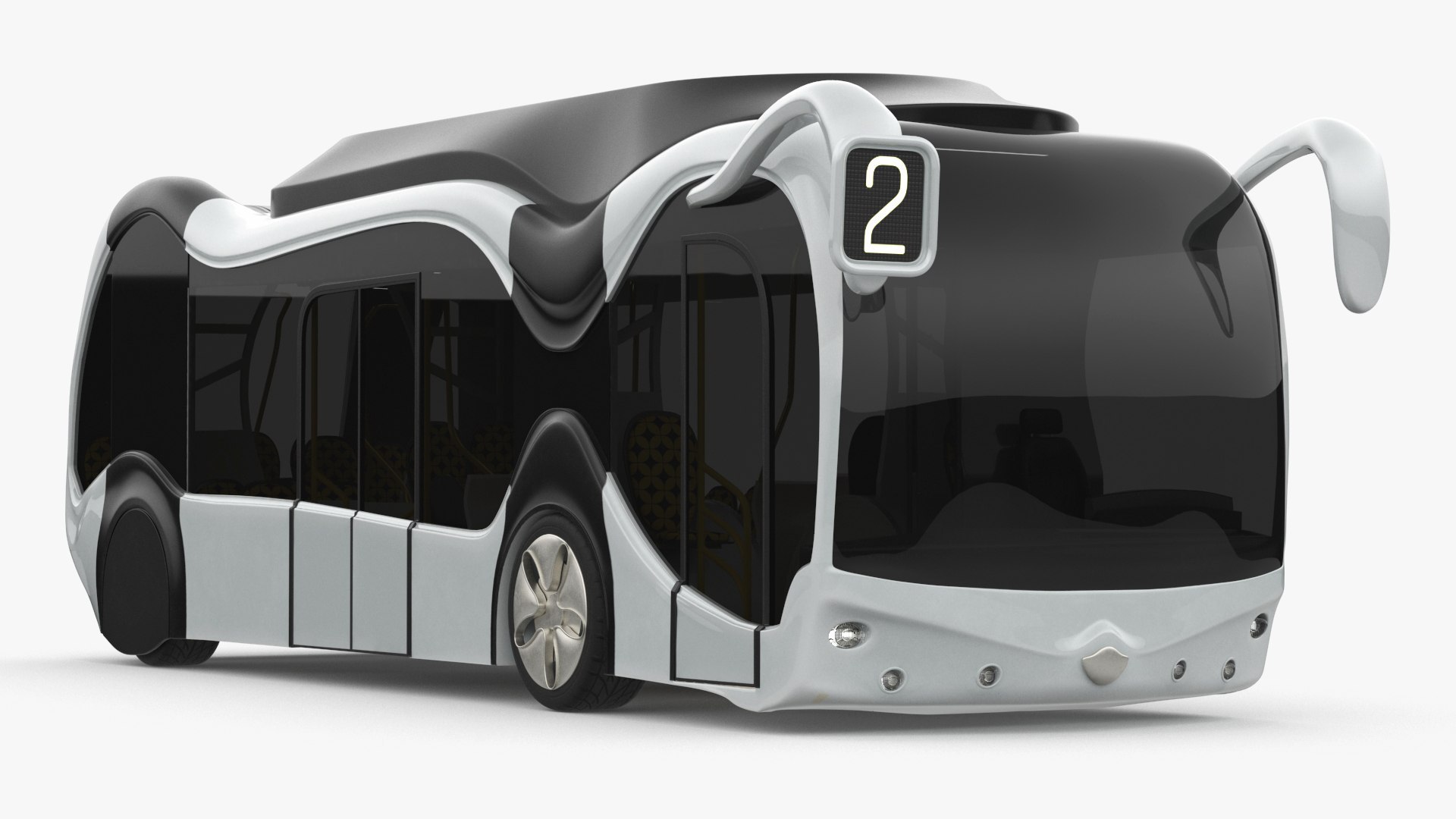 3D Model Rigged Futuristic Buses Collection - TurboSquid 2444253