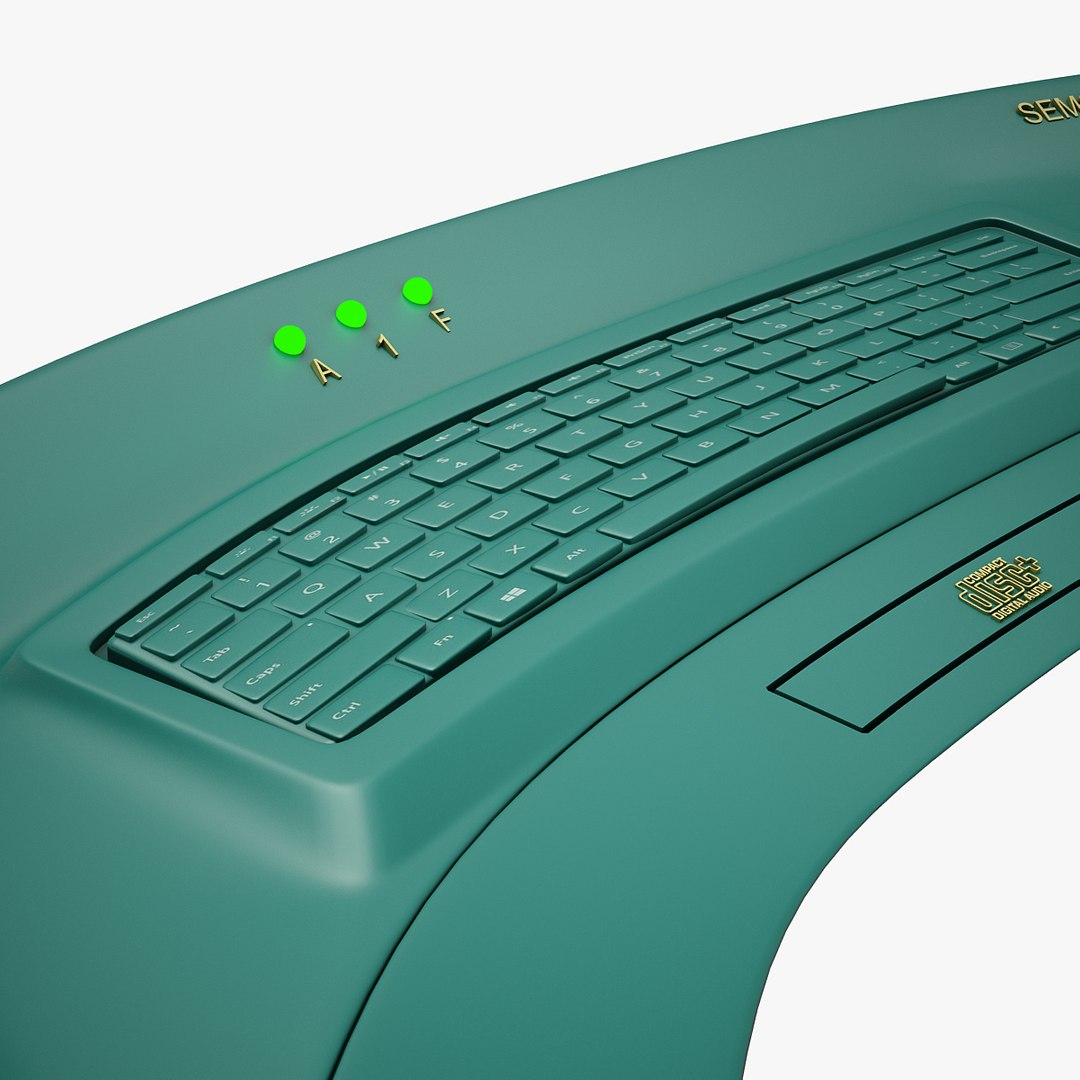 3d model of mouse keyboard board