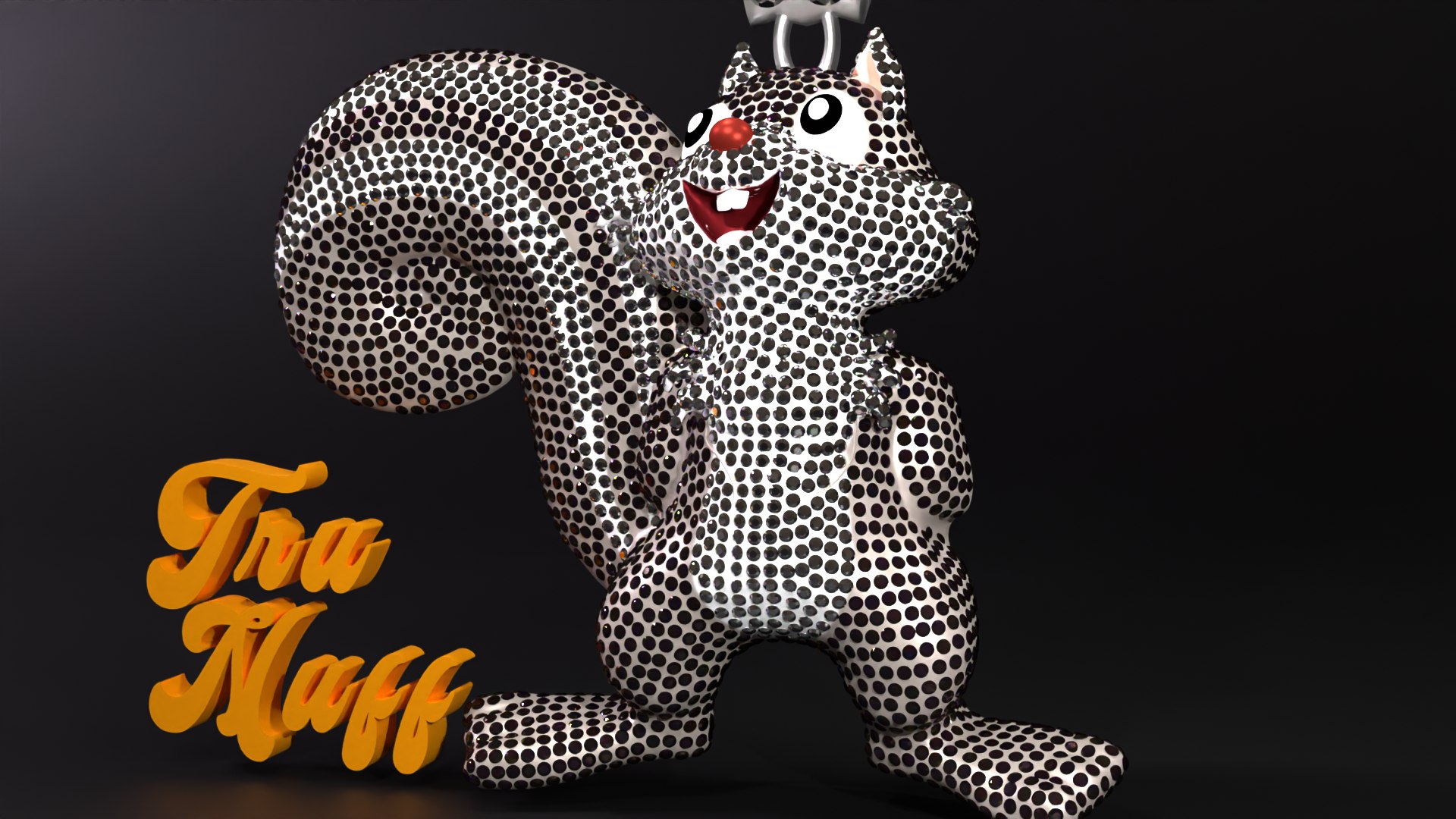 Diamond Squirrel Cuban Link Chain model - TurboSquid 2023311