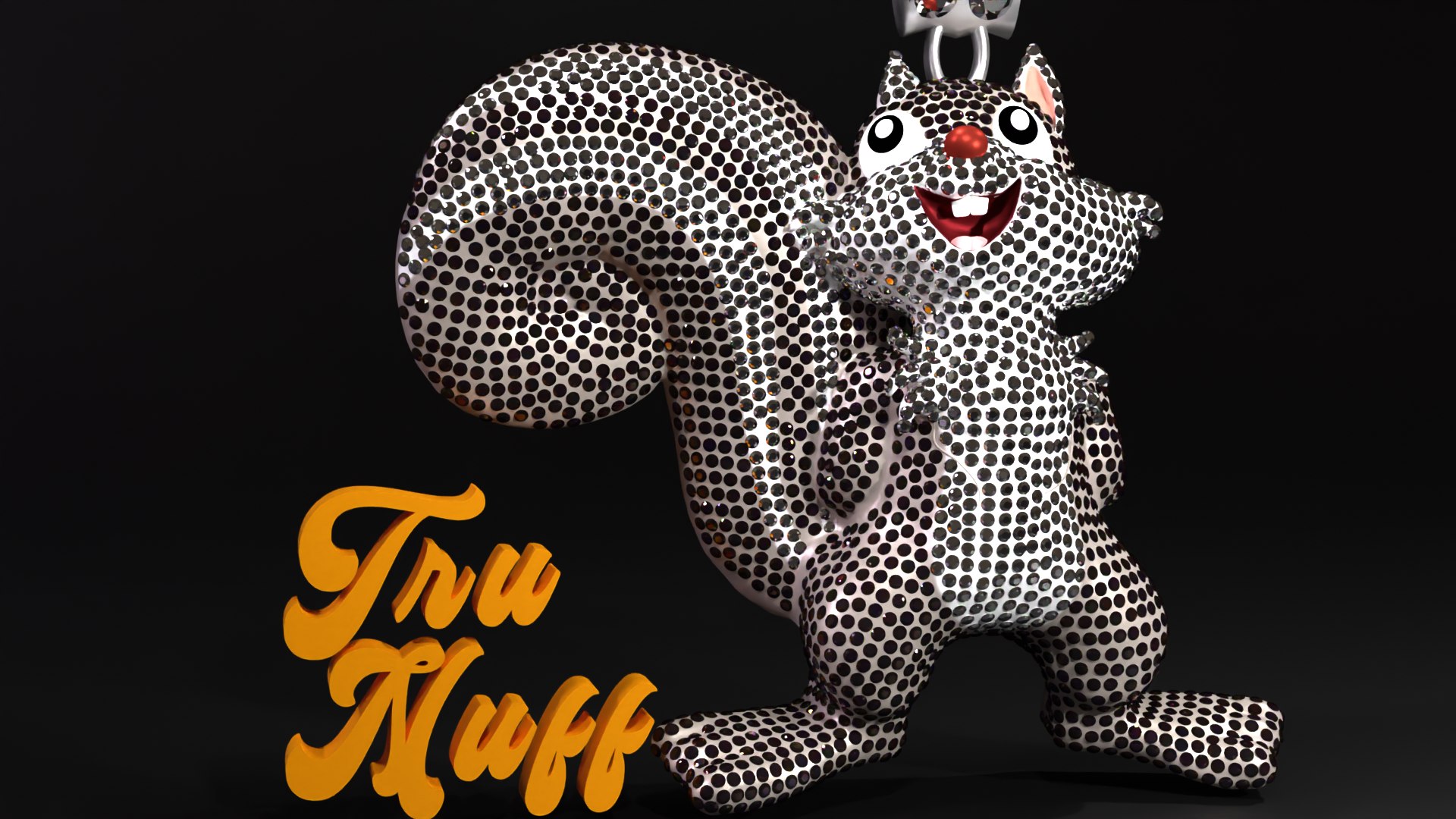 Diamond Squirrel Cuban Link Chain model - TurboSquid 2023311