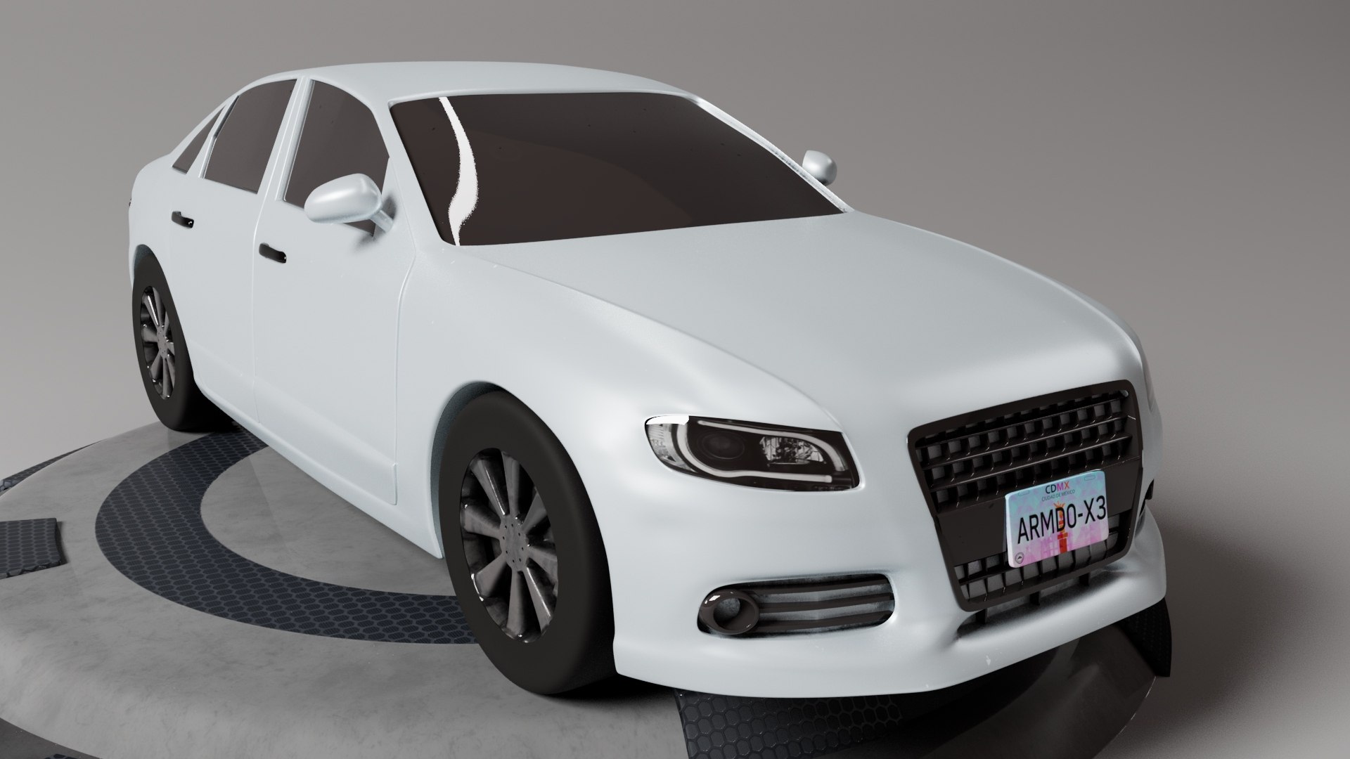 3D MODERN SEDAN CAR - TurboSquid 2207442