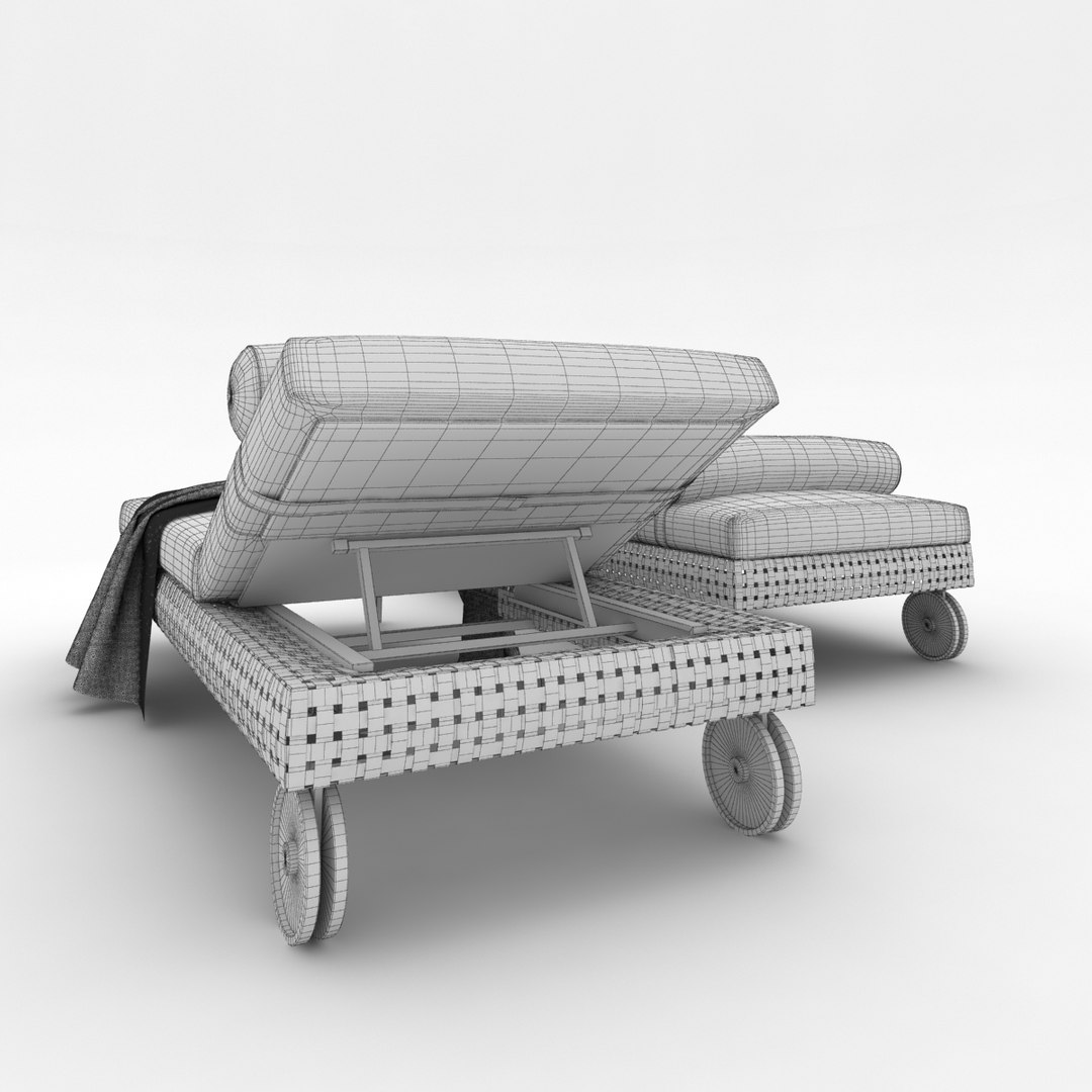 b charles couch 3d model