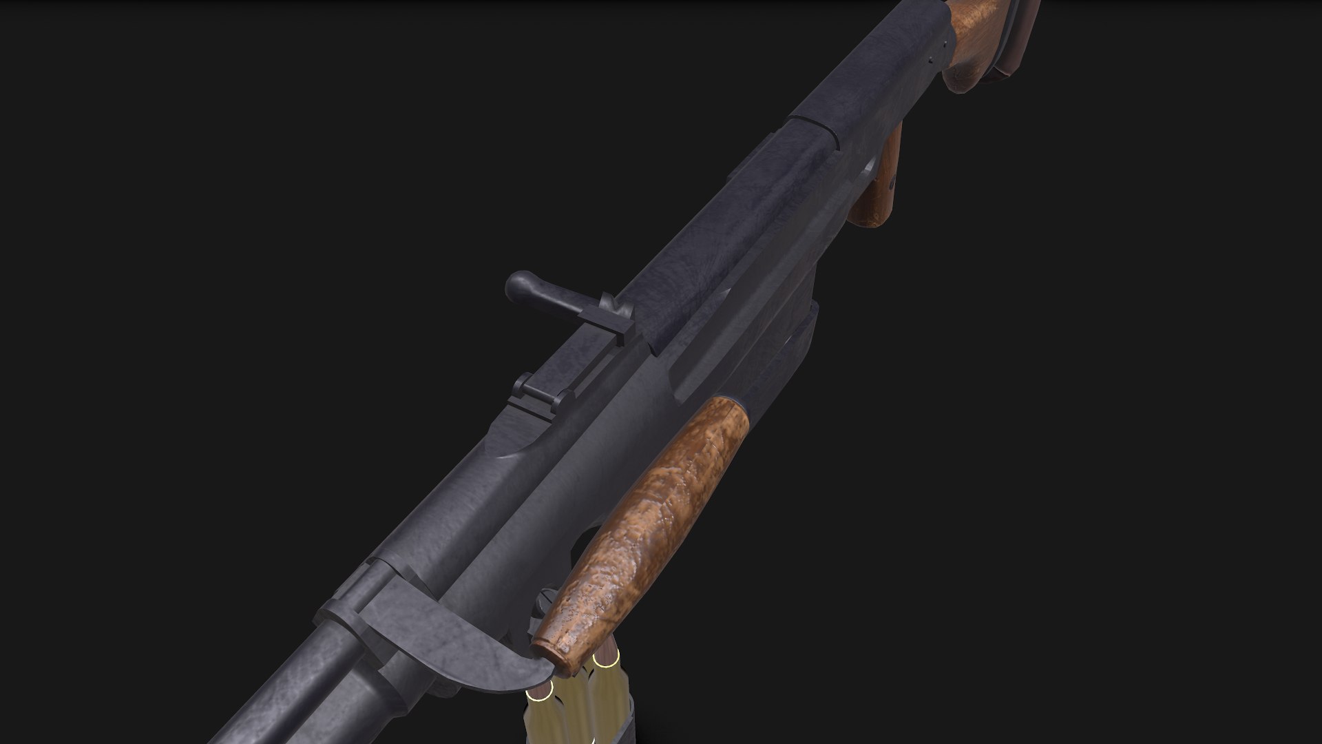 PTRS-41 Anti-tank Rifle Low-poly PBR 3D Model - TurboSquid 2015606