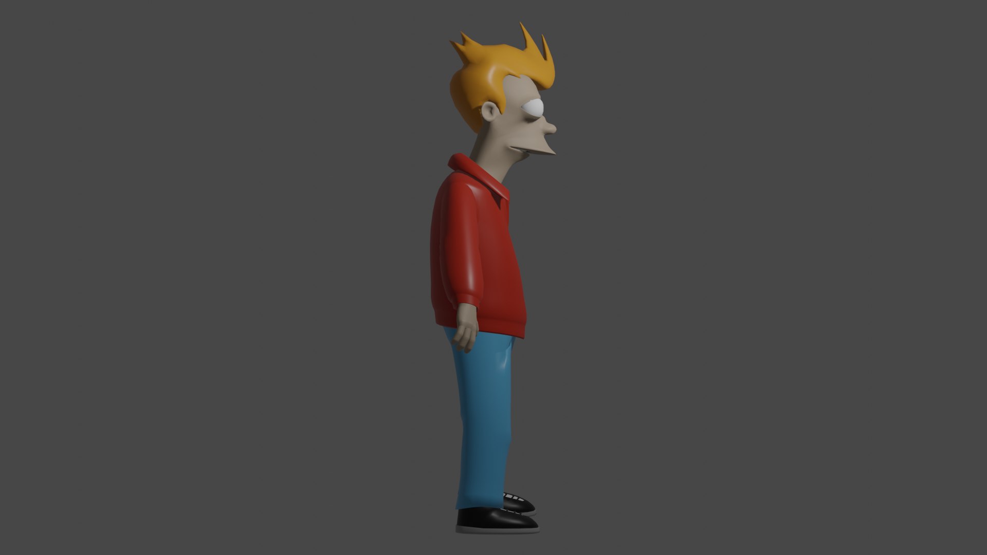 Philip J Fry Futurama 3D Model - TurboSquid 1607578