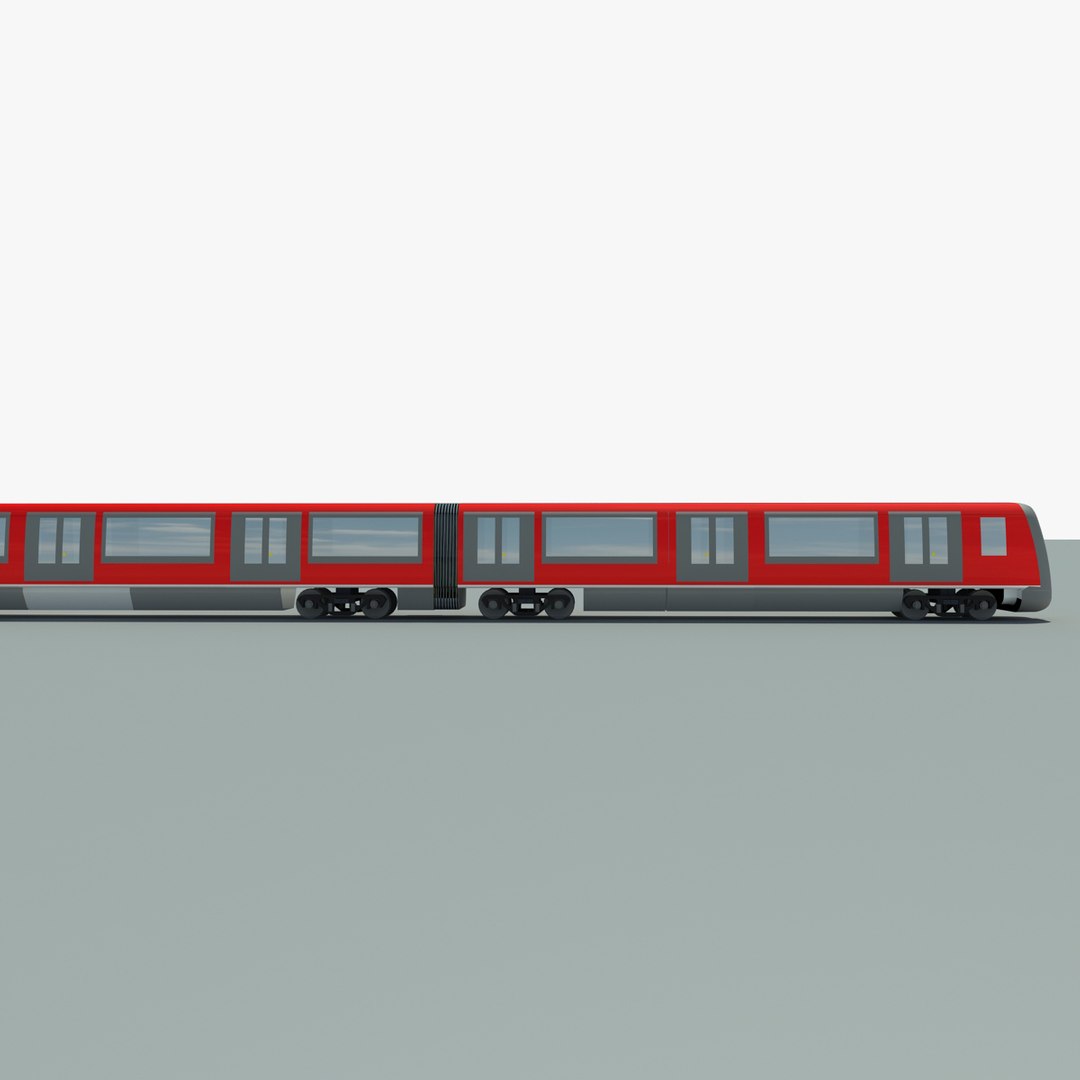 Subway Train 3d Model