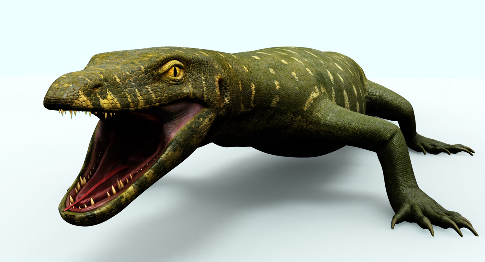 Green Lizard 3D Model - TurboSquid 1574834