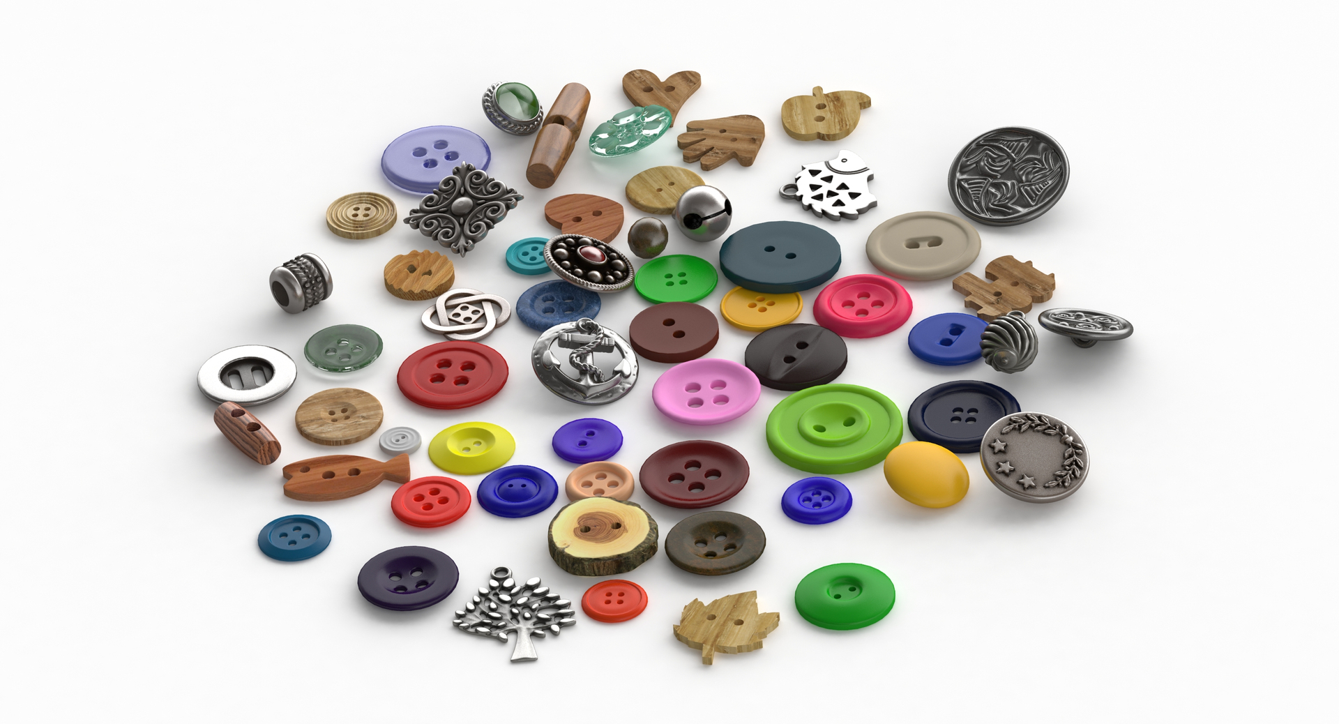 Buttons e 3D model - TurboSquid 1241193