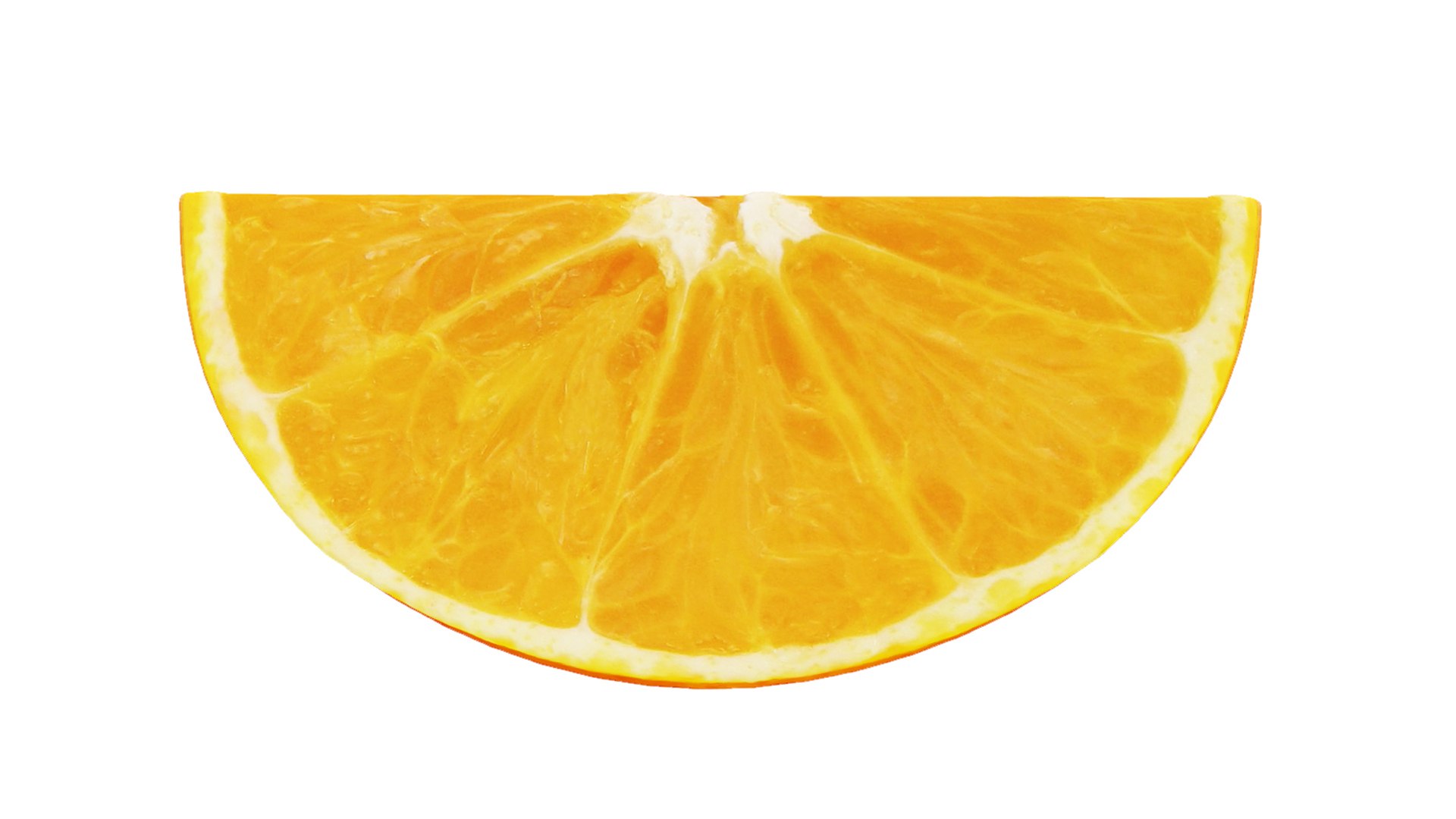3D Orange slice 2 model - TurboSquid 1903337