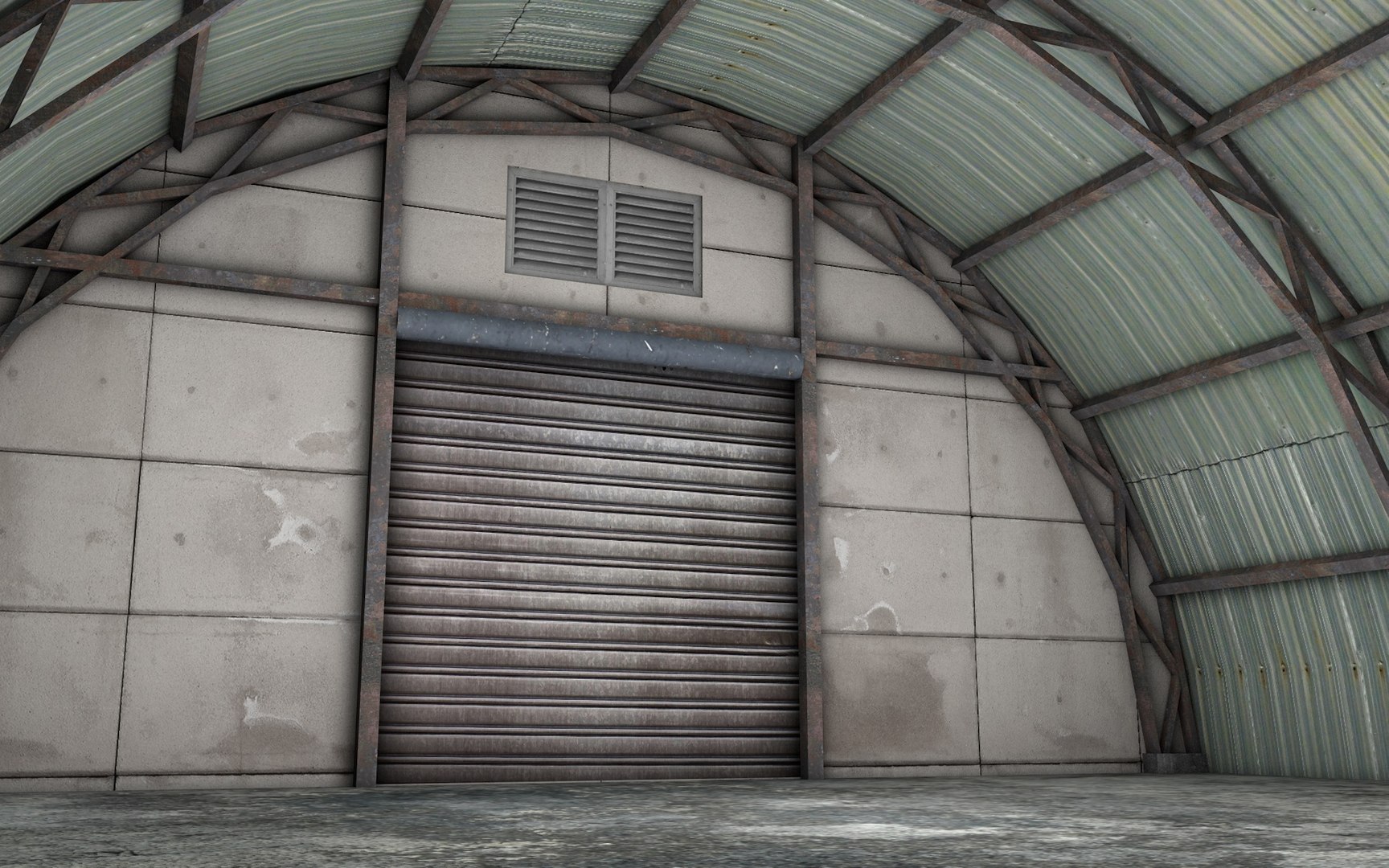 3D small warehouse model - TurboSquid 1348327