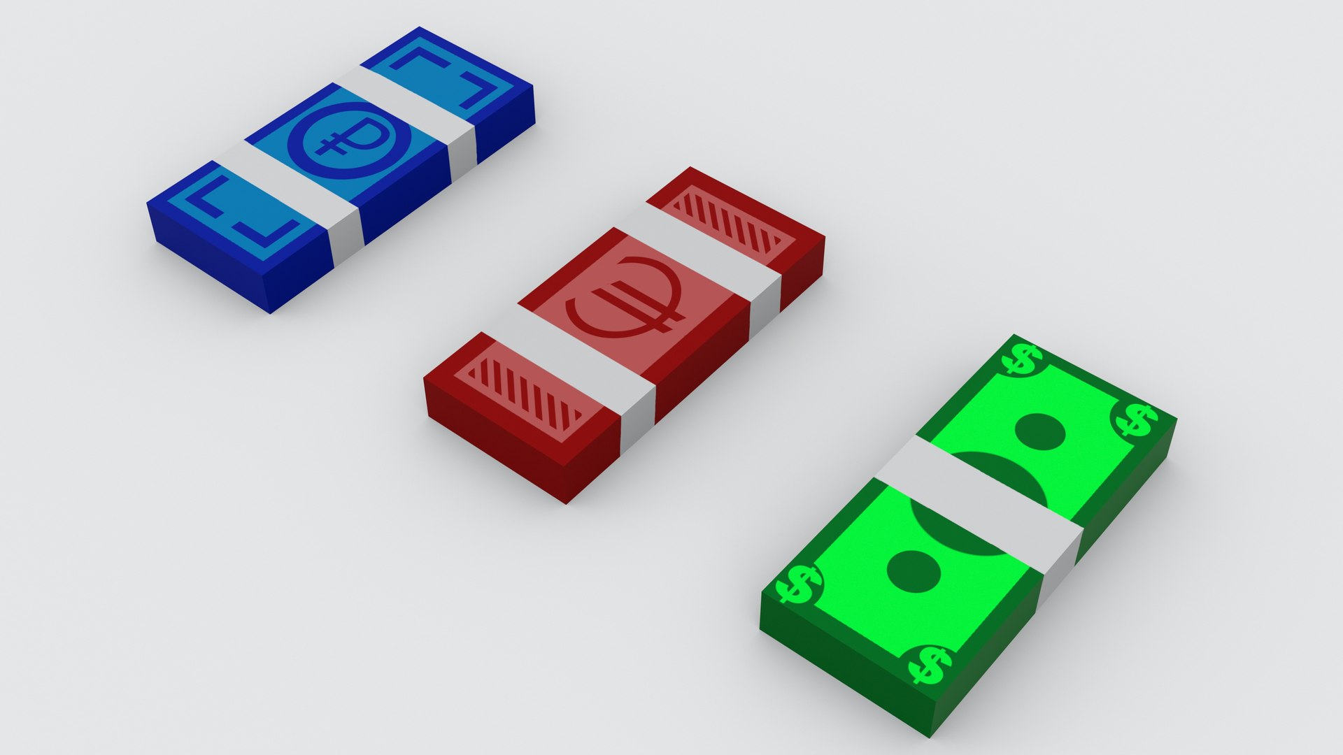 Money Banknotes Bank 3D Model - TurboSquid 1678306