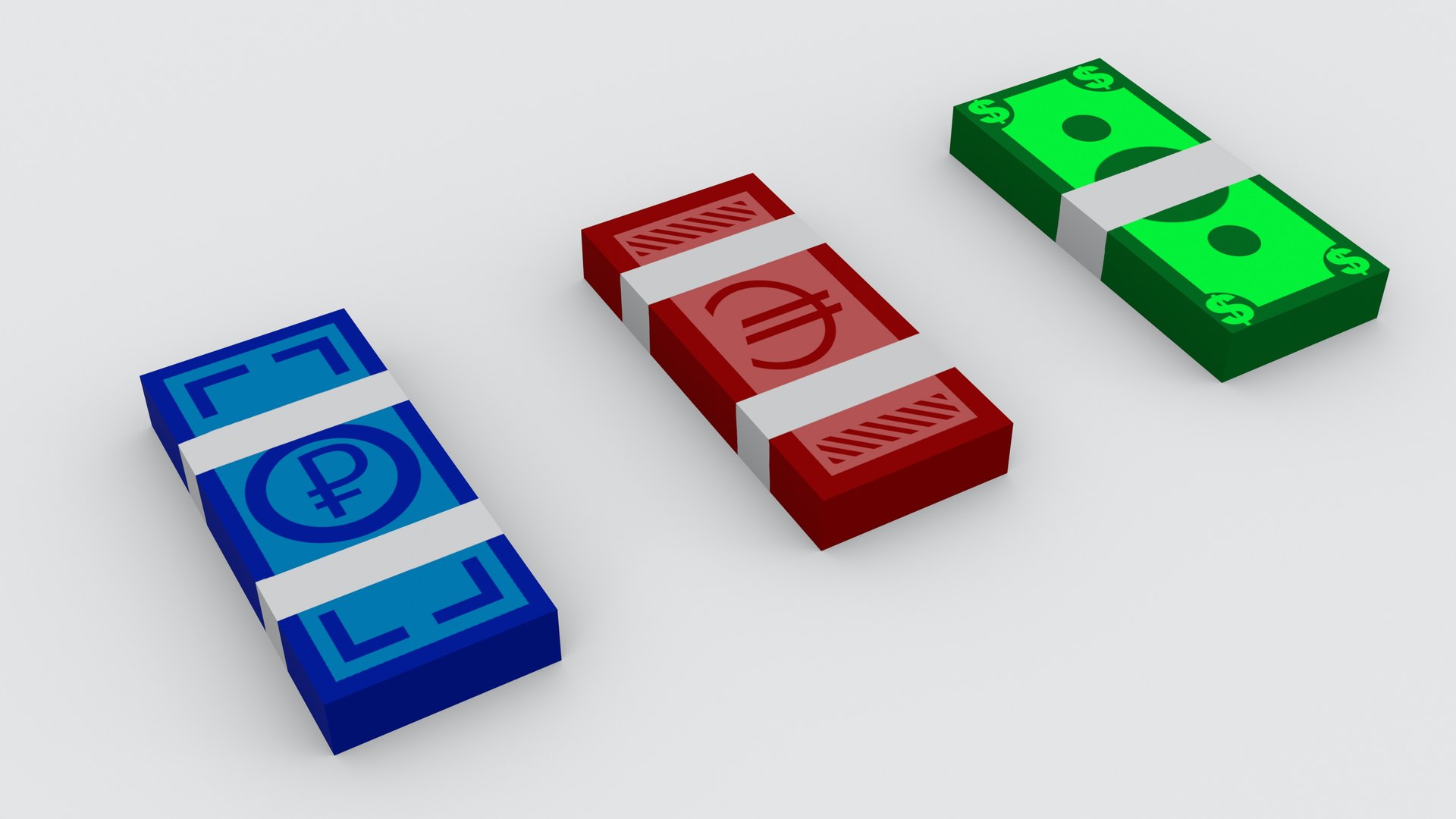 Money Banknotes Bank 3D Model - TurboSquid 1678306